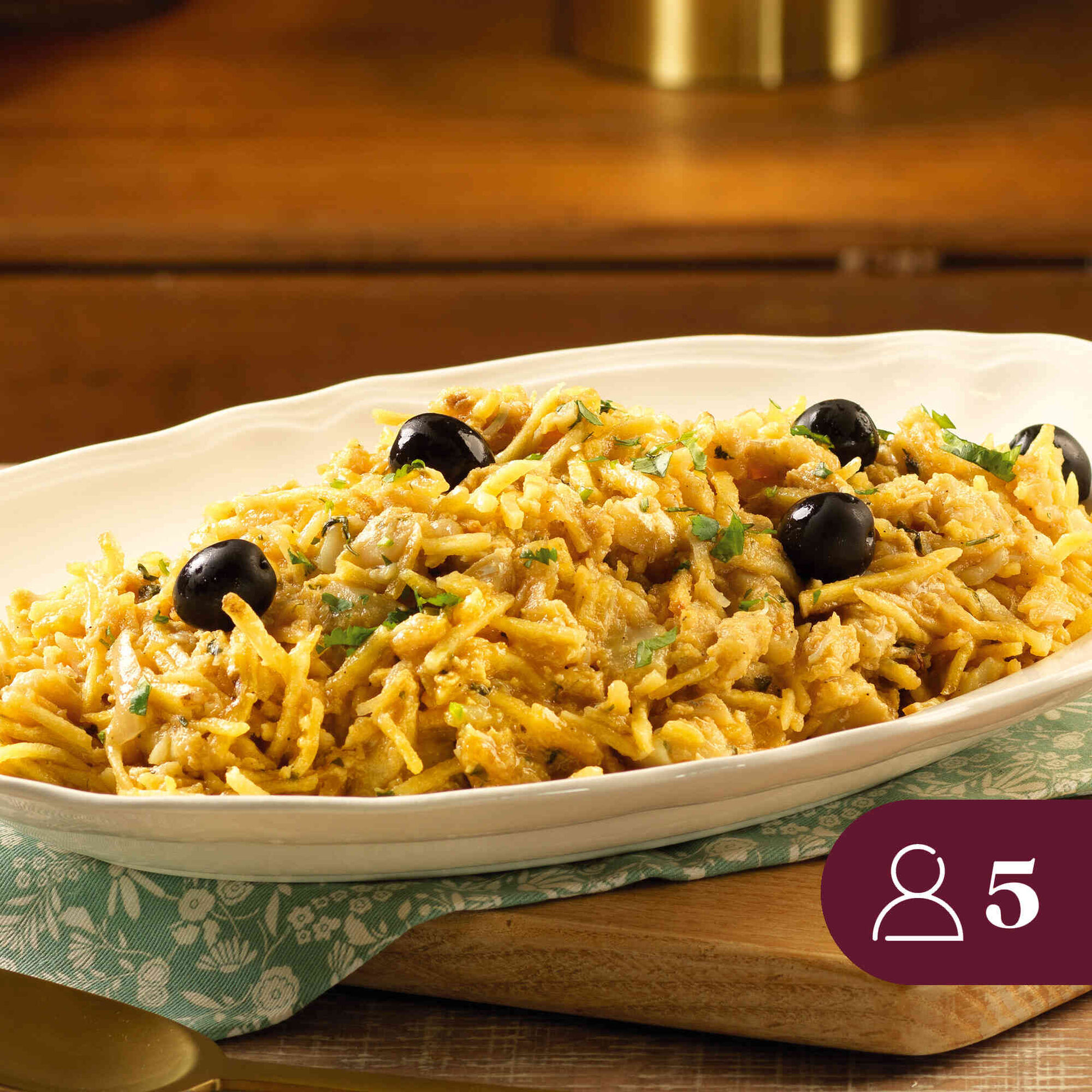 Bacalhau à Brás para 5 Pessoas Cozinha Continente - emb. 1,5 kg ...