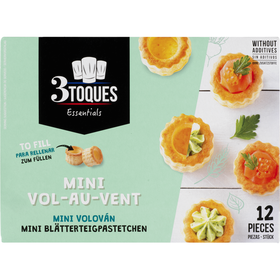 Mini Vol-au-vent 3 Toques - emb. 66 gr (12 un) | Continente Online