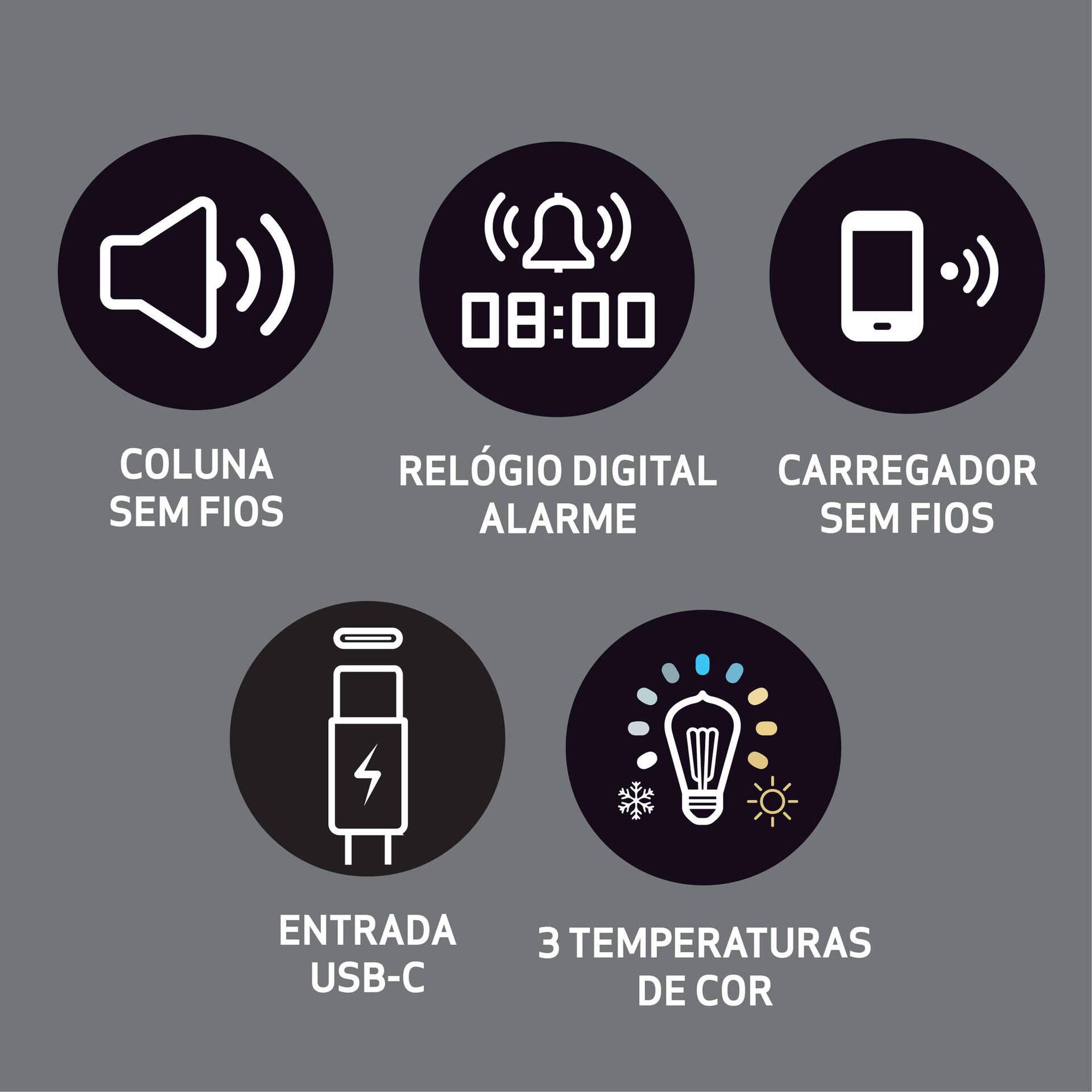 Candeeiro Wireless Smart Play Branco Kasa - emb. 1 un | Continente Online