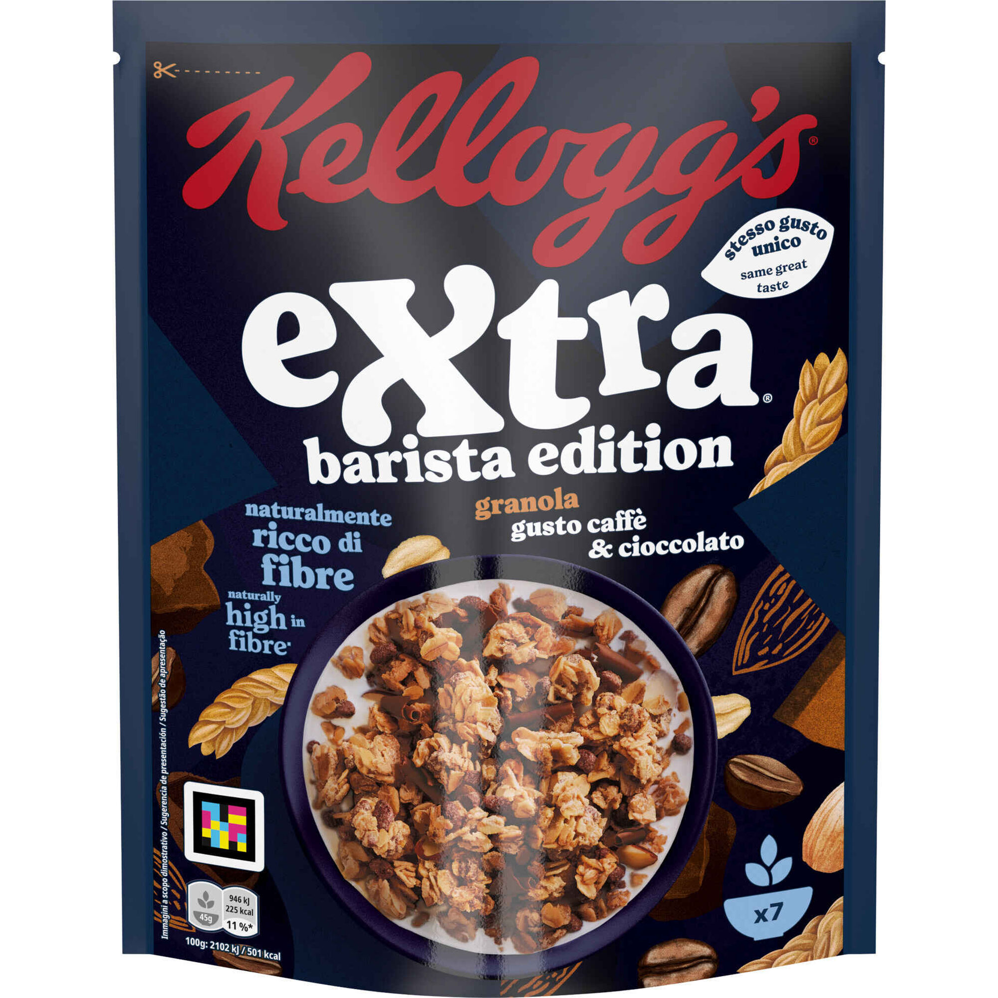 Granola Café e Chocolate Extra Barista - emb. 350 gr - Kellogg's | Continente Online