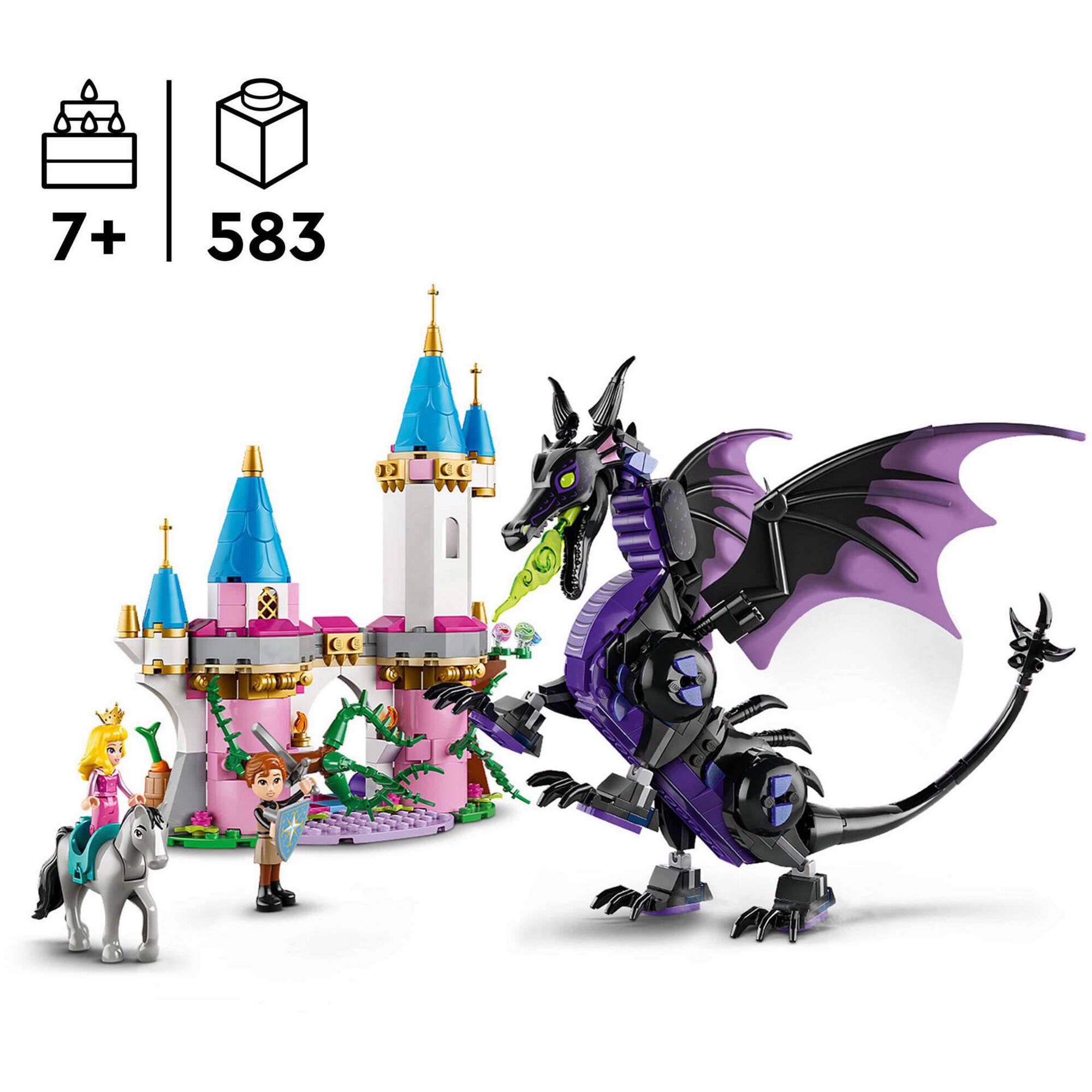 Forma de Dragão da Maléfica - 43240 LEGO Disney | Continente Online