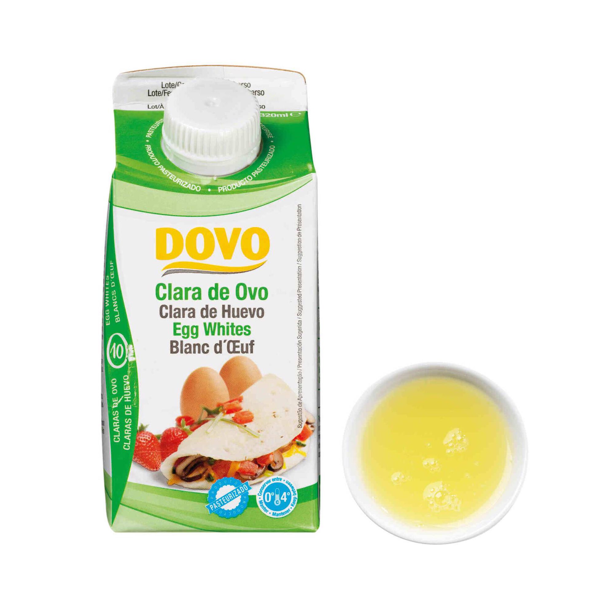 Clara de Ovo Líquida Pasteurizada emb. 320 ml - Dovo | Continente