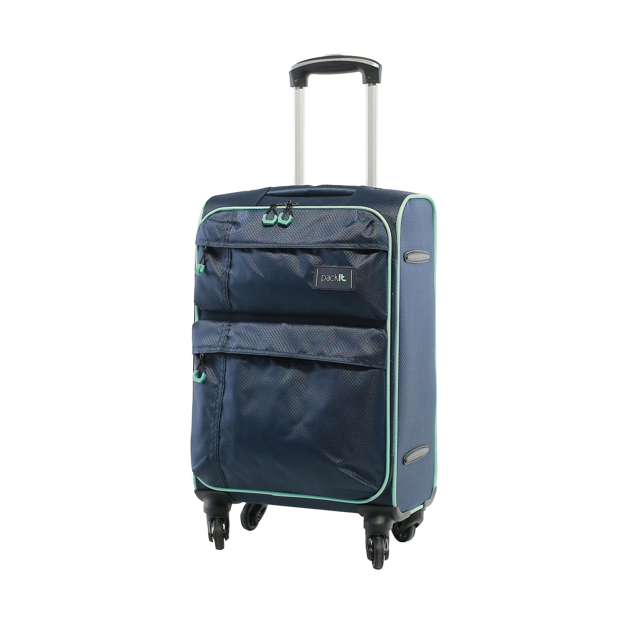 Mala de Cabine 4 Rodas Azul Nice