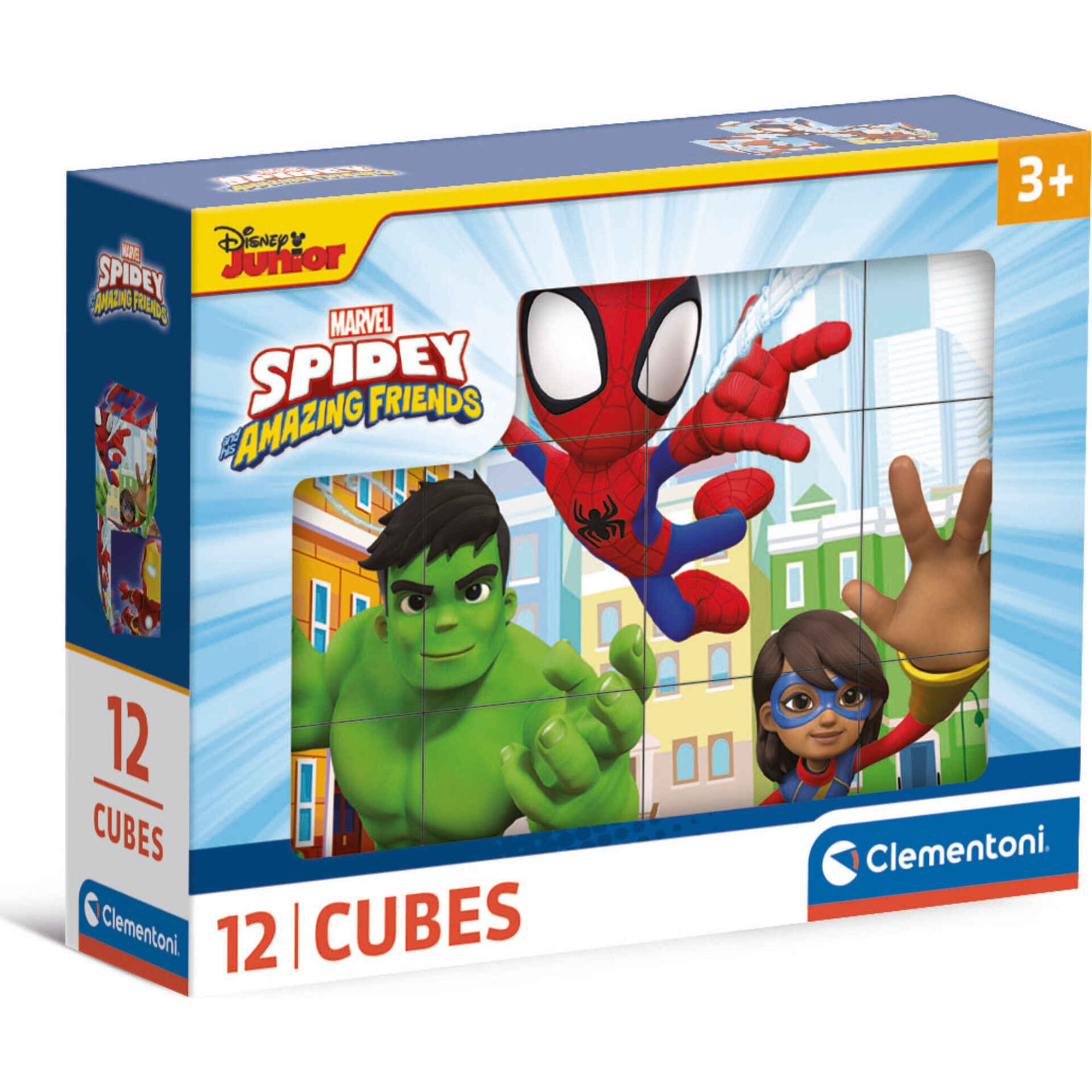 Spidey 12 Cubos Clementoni | Continente Online