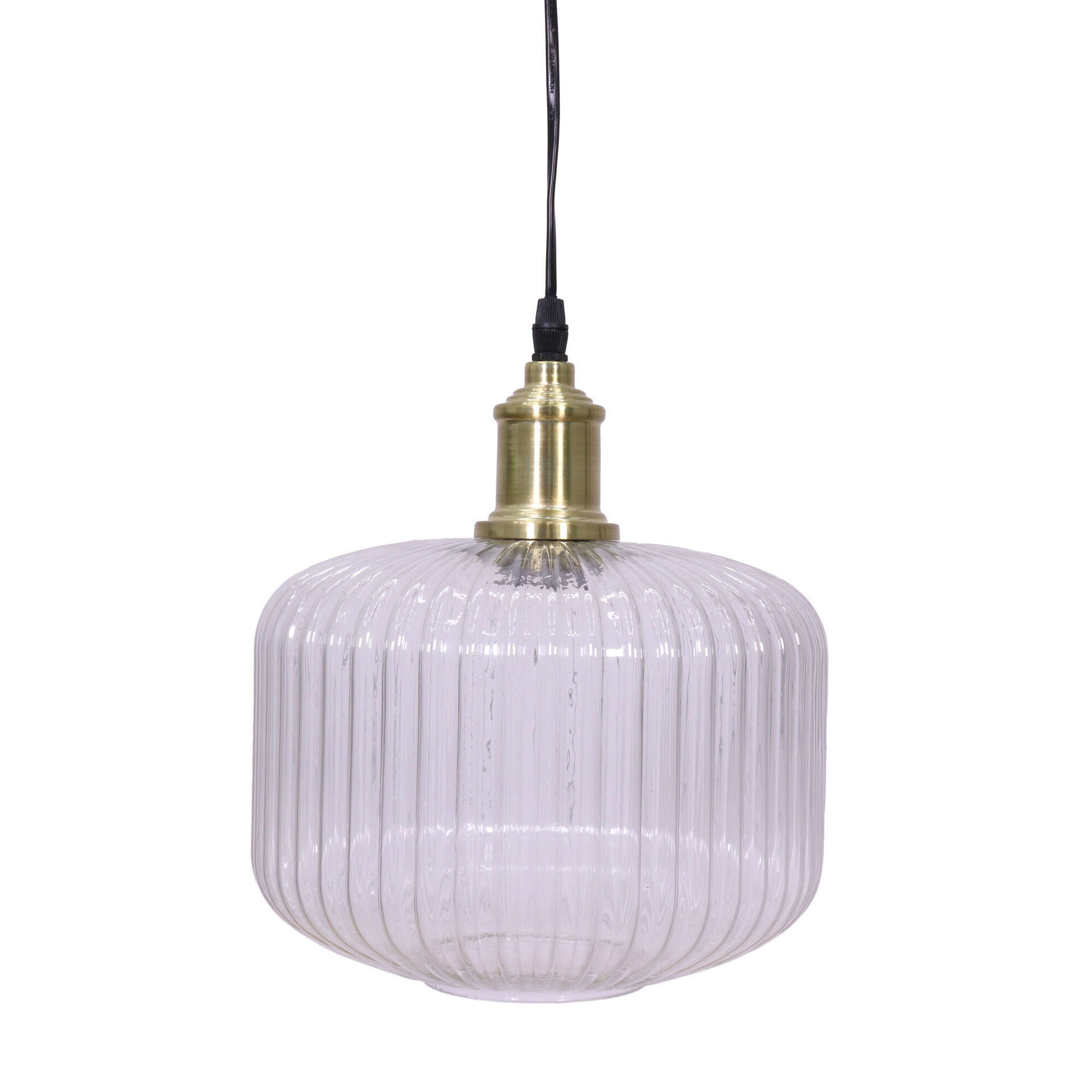 Candeeiro de Teto Vidro Sophia 1 un - Kasa | Continente