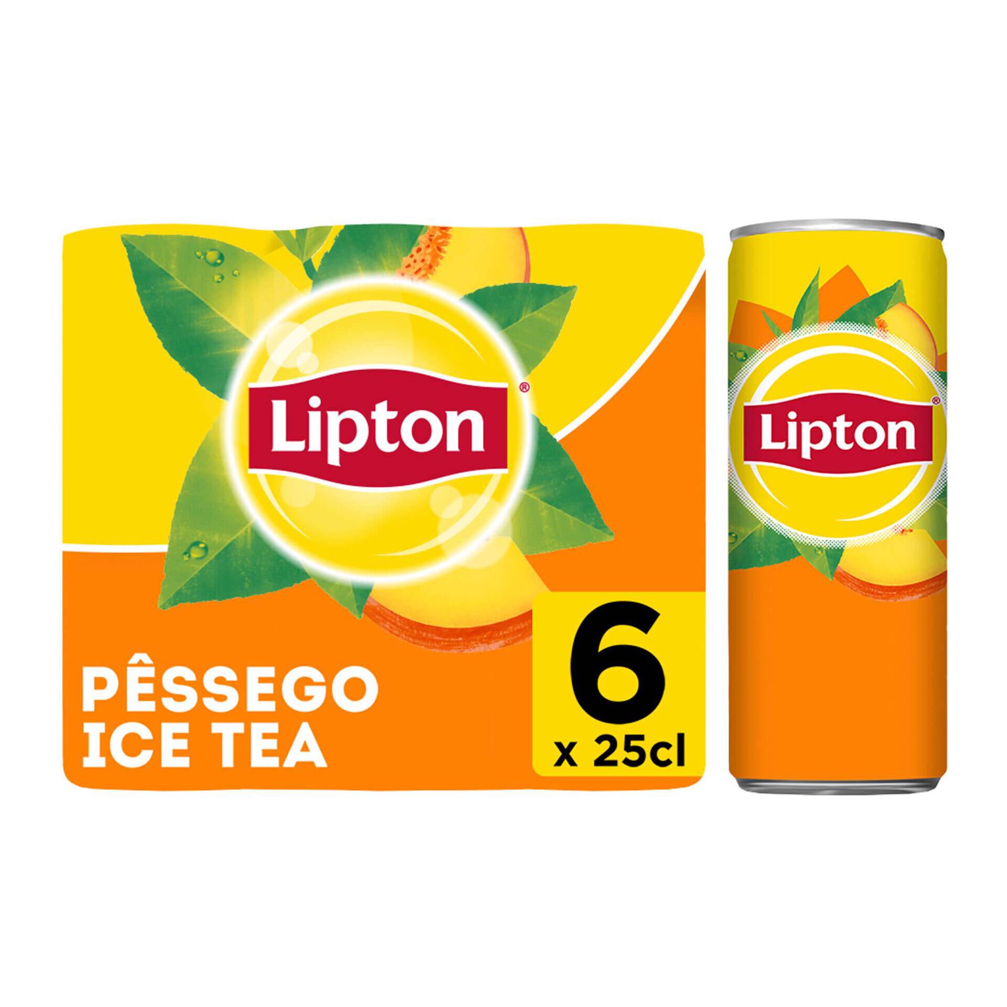 Ice Tea em Lata Pêssego Lipton | Continente Online
