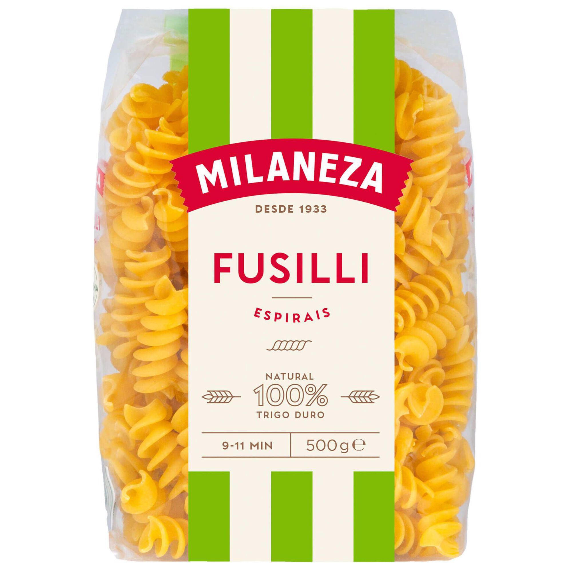 Massa Espirais Fusilli emb. 500 gr - Milaneza | Continente