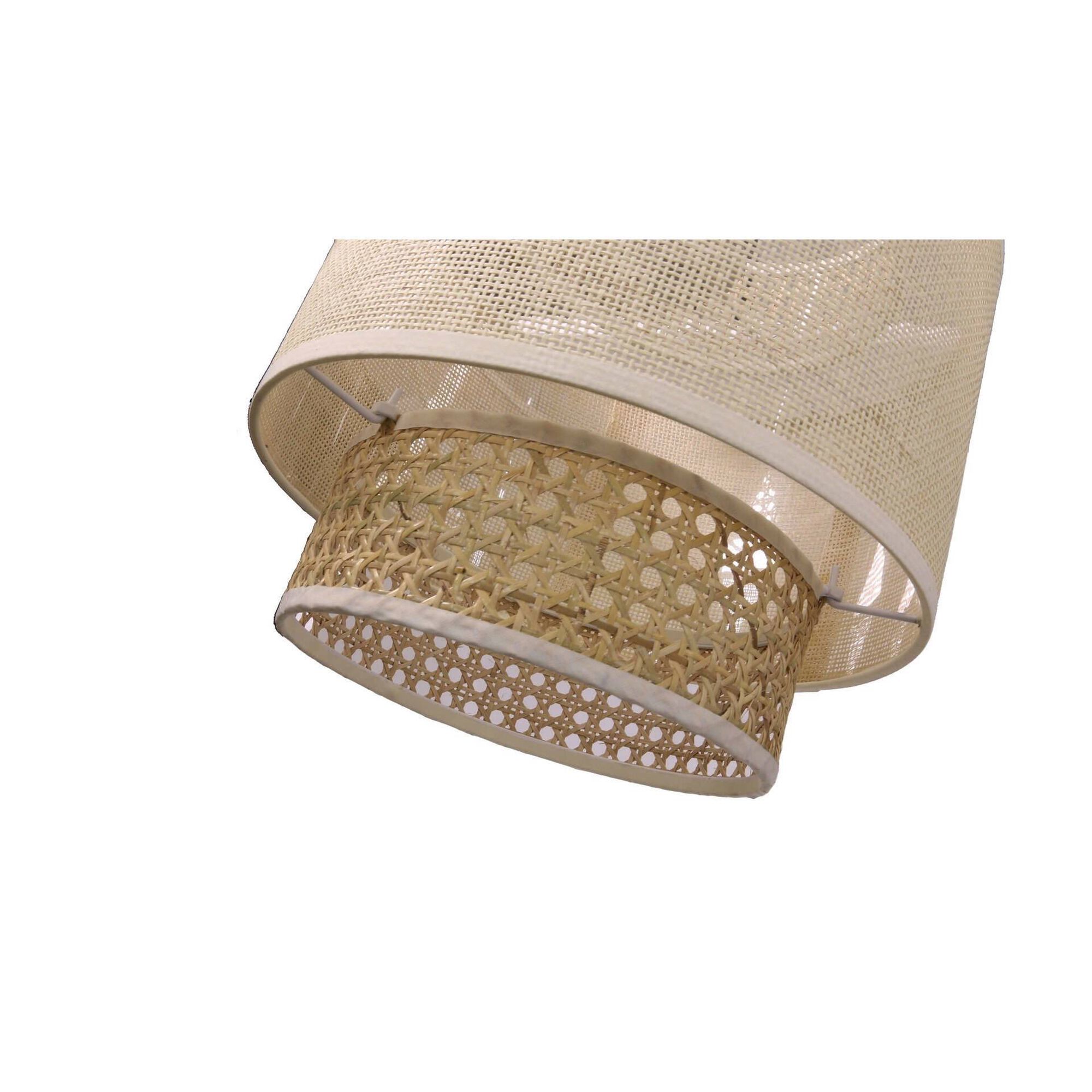 Candeeiro de Teto Rattan Saramago 1 un - Kasa | Continente