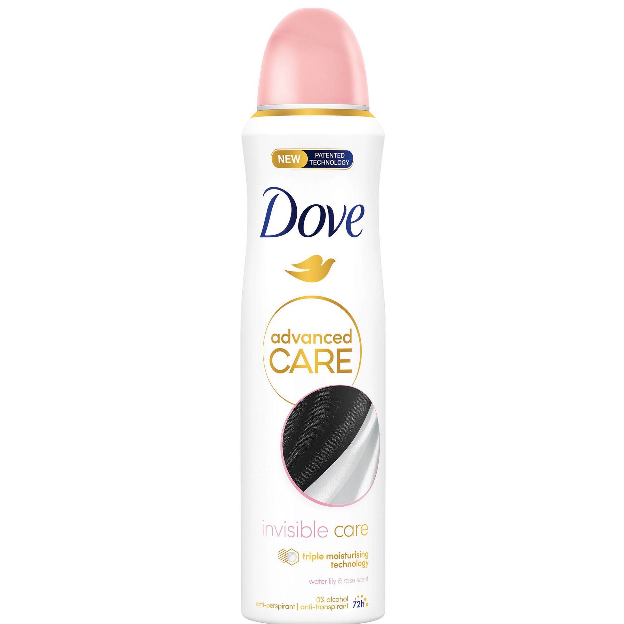 Desodorizante Spray Invisible Care 72H Dove - emb. 150 ml | Continente Online
