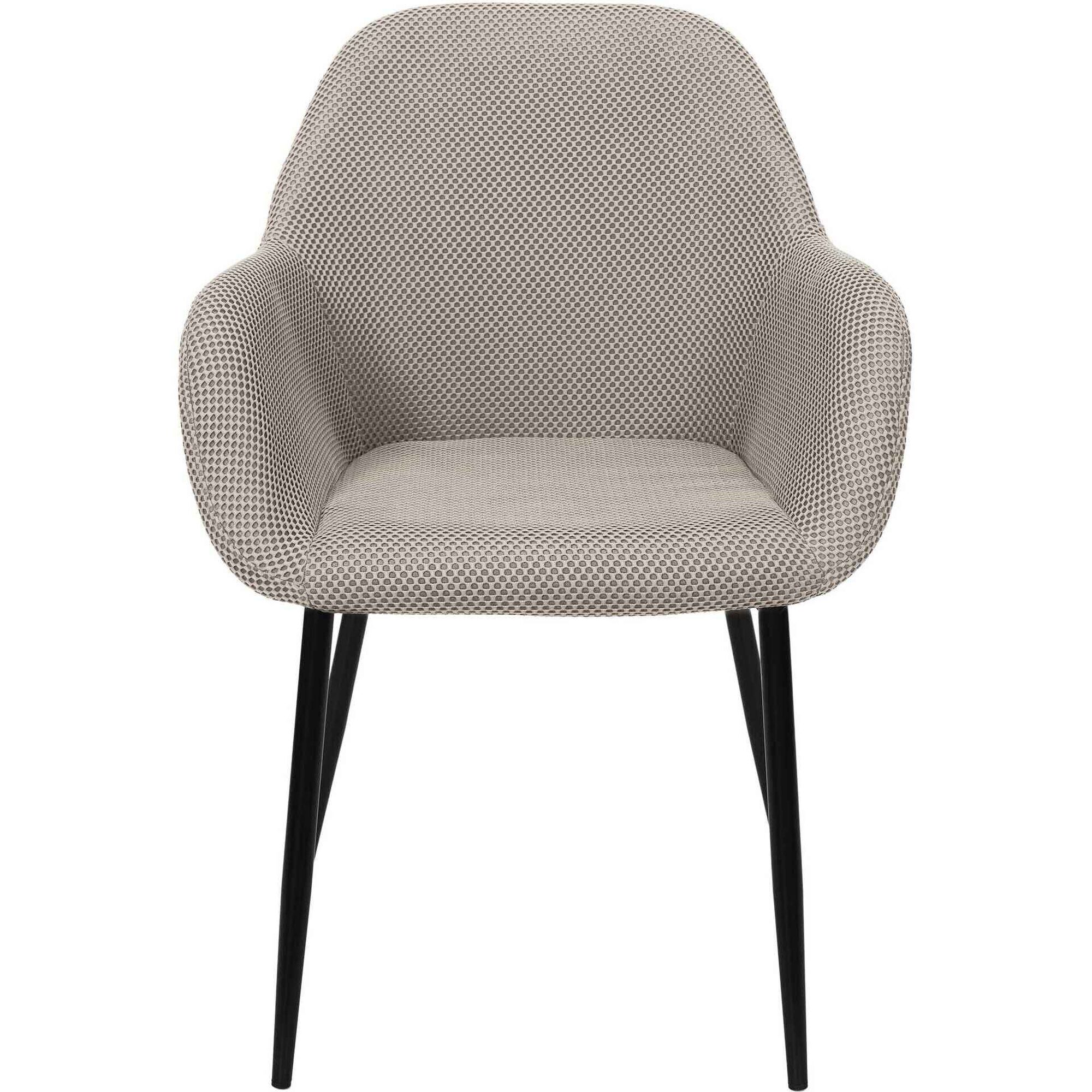 Conjunto de 2 Poltronas Estofadas Cinza Atom - 2 un | Continente Online
