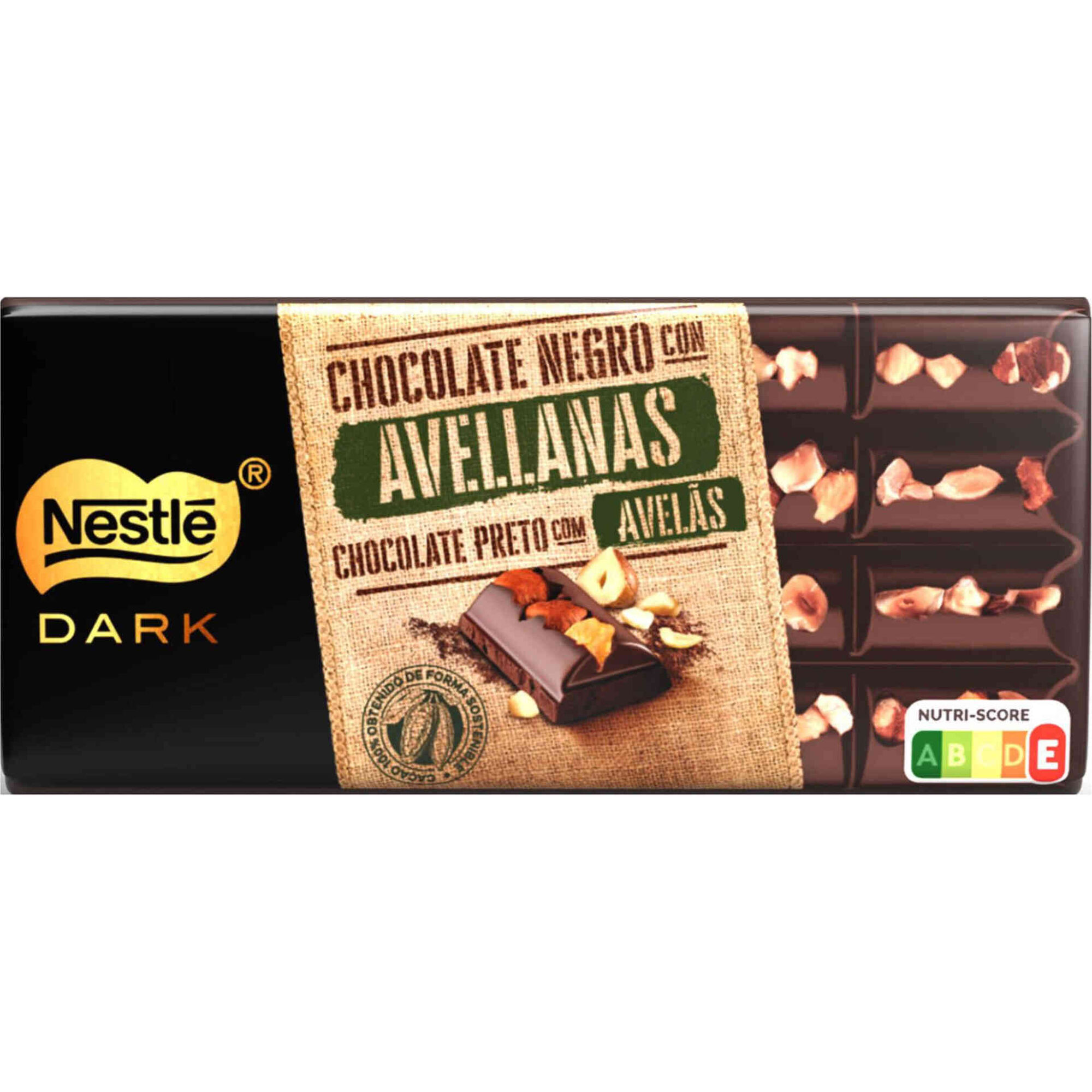 Tablete de Chocolate Negro com Avelã Nestlé - emb. 150 gr | Continente ...