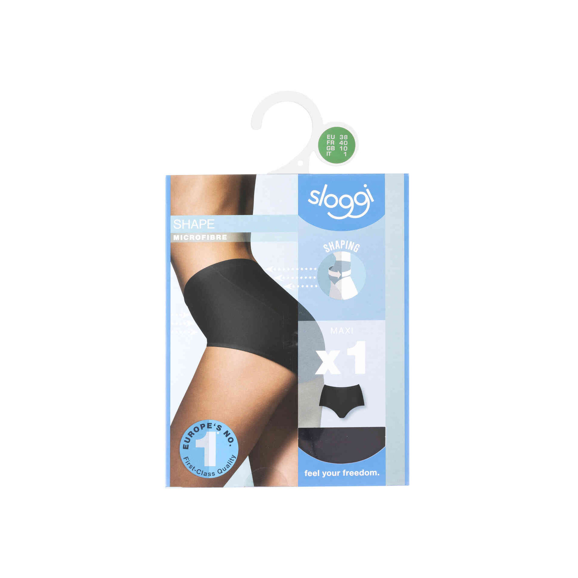 Cueca Maxi Shape Mulher Preto Sloggi - 1 un | Continente Online