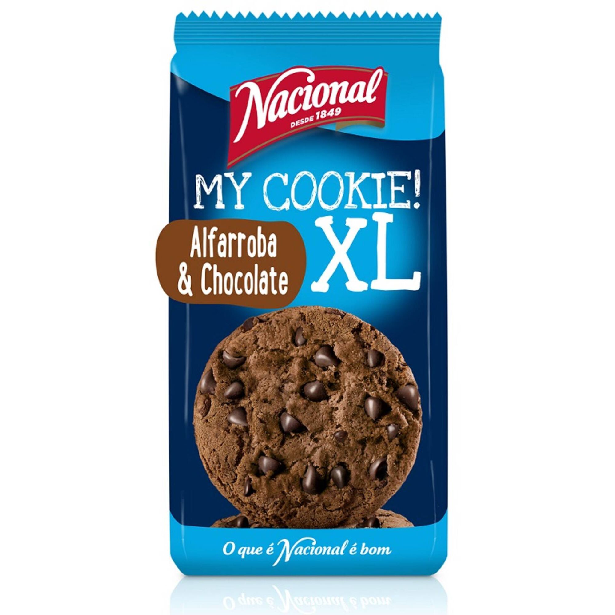 Bolachas Cookie XL Alfarroba e Chocolate Nacional - emb. 180 gr ...