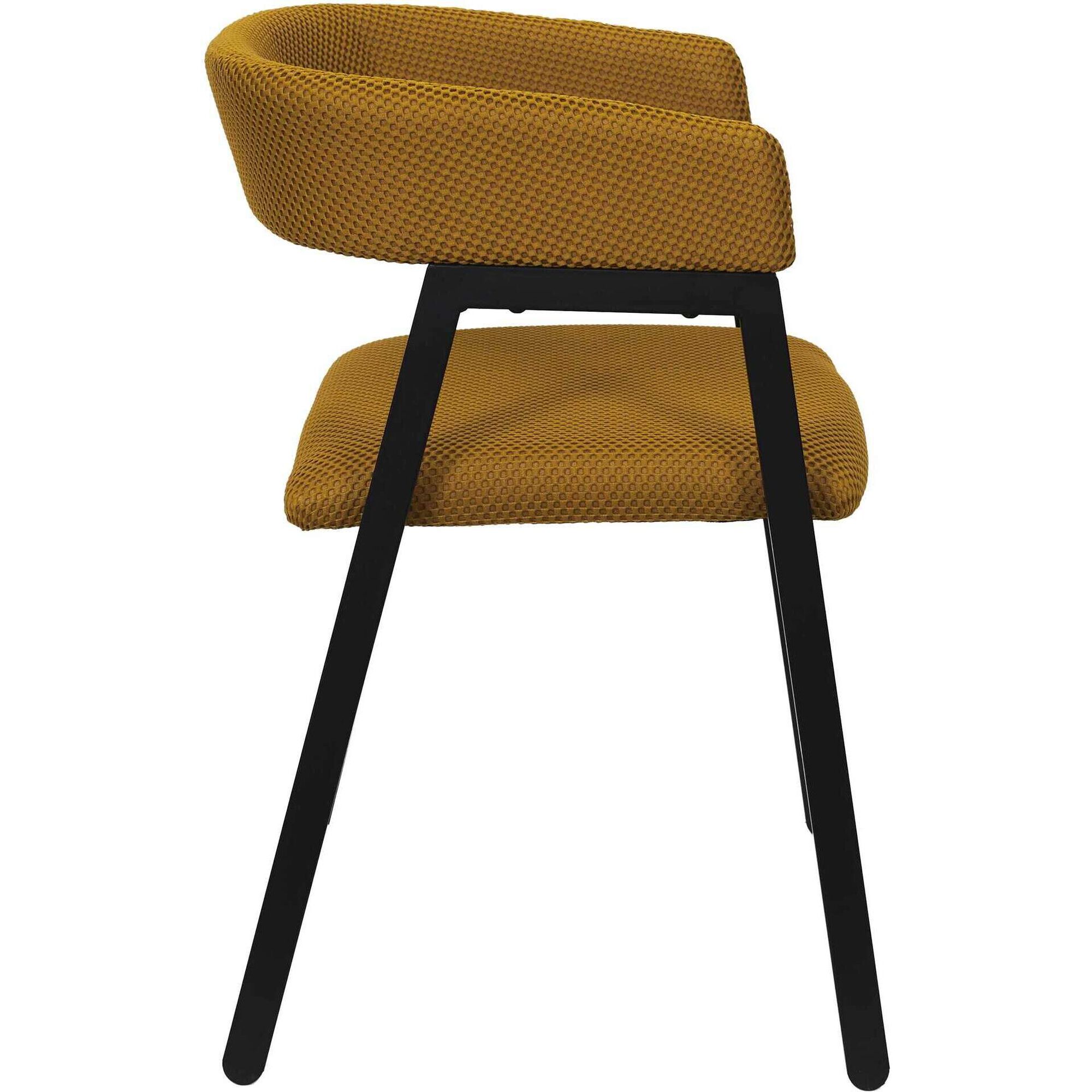 Conjunto de 2 Poltronas Estofadas Amarela Atom - 2 un | Continente Online
