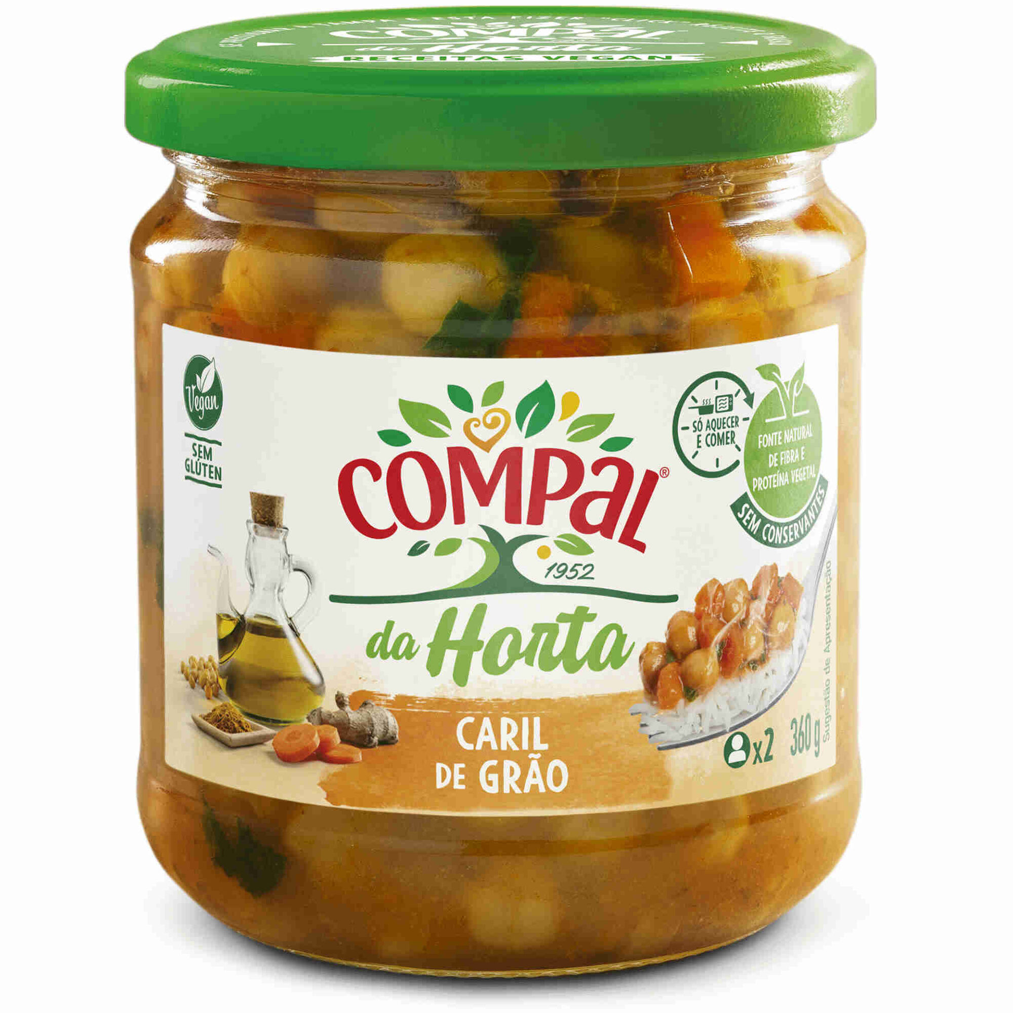 Caril de Grão Compal da Horta - emb. 360 gr | Continente Online