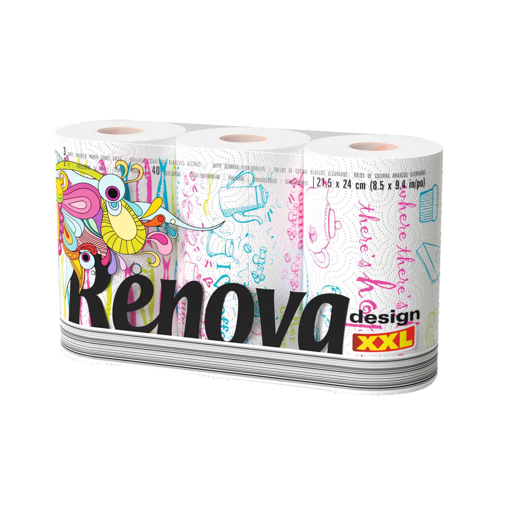 Rolo de Cozinha Design XXL - Renova | Continente Online