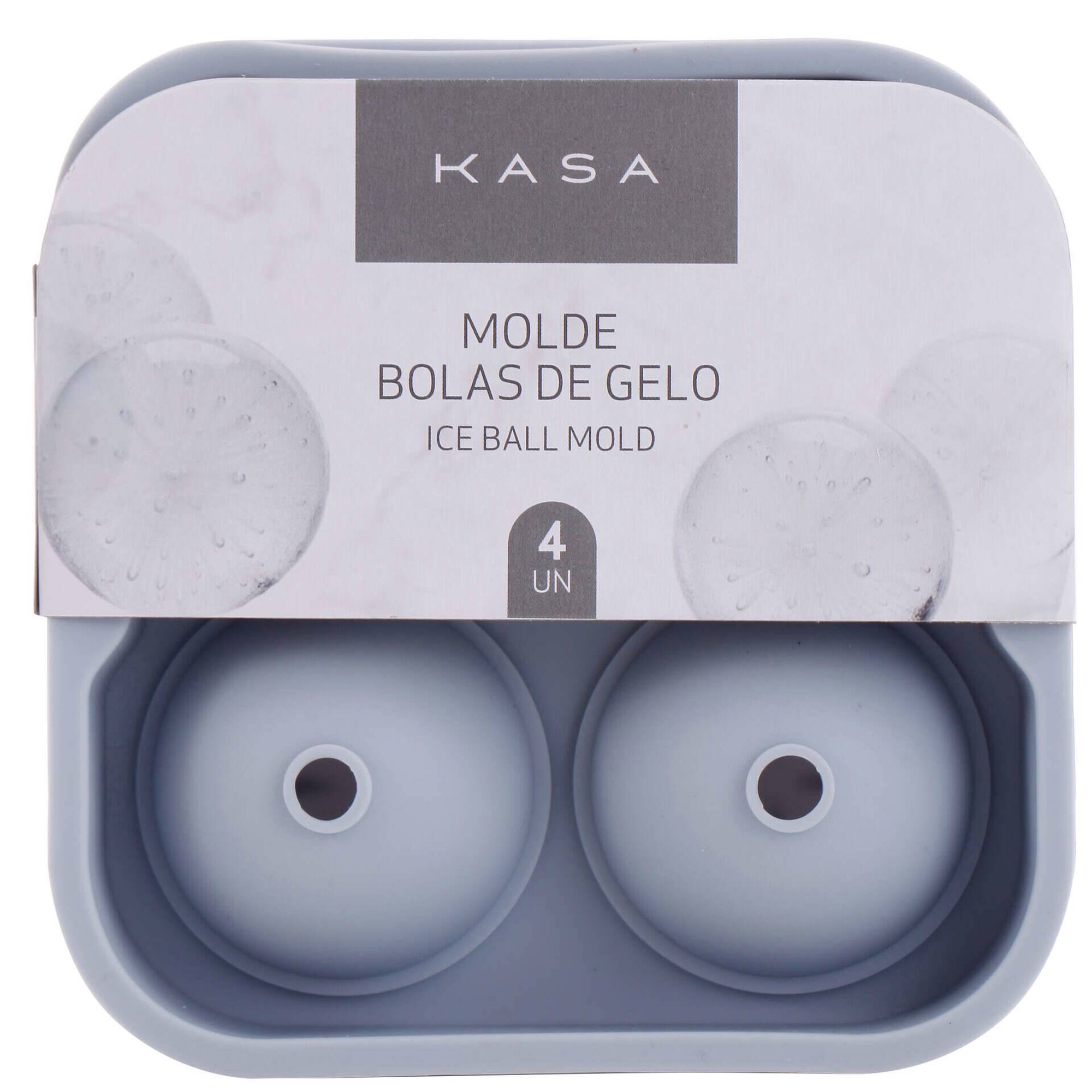 Conjunto 4 Moldes Bolas de Gelo Kasa | Continente Online