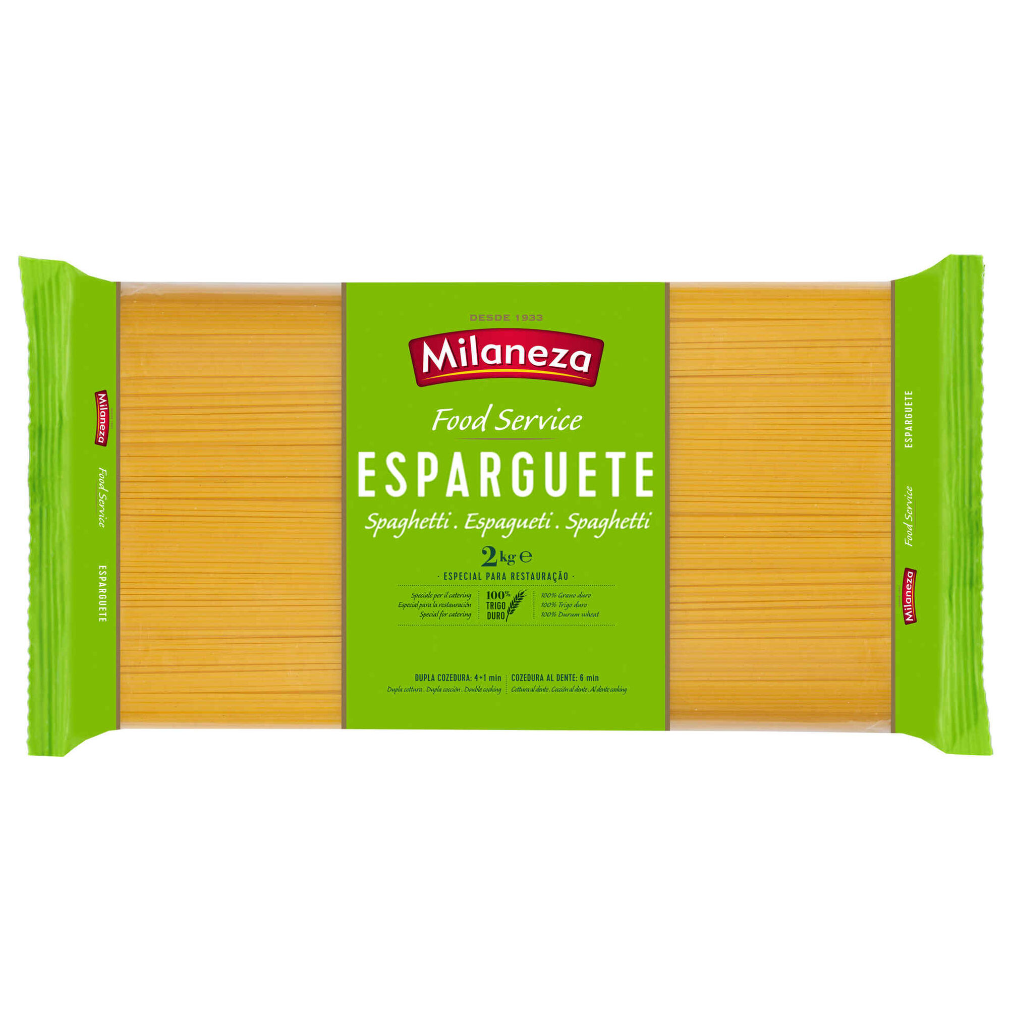 Massa Esparguete Milaneza - emb. 2 kg | Continente Online