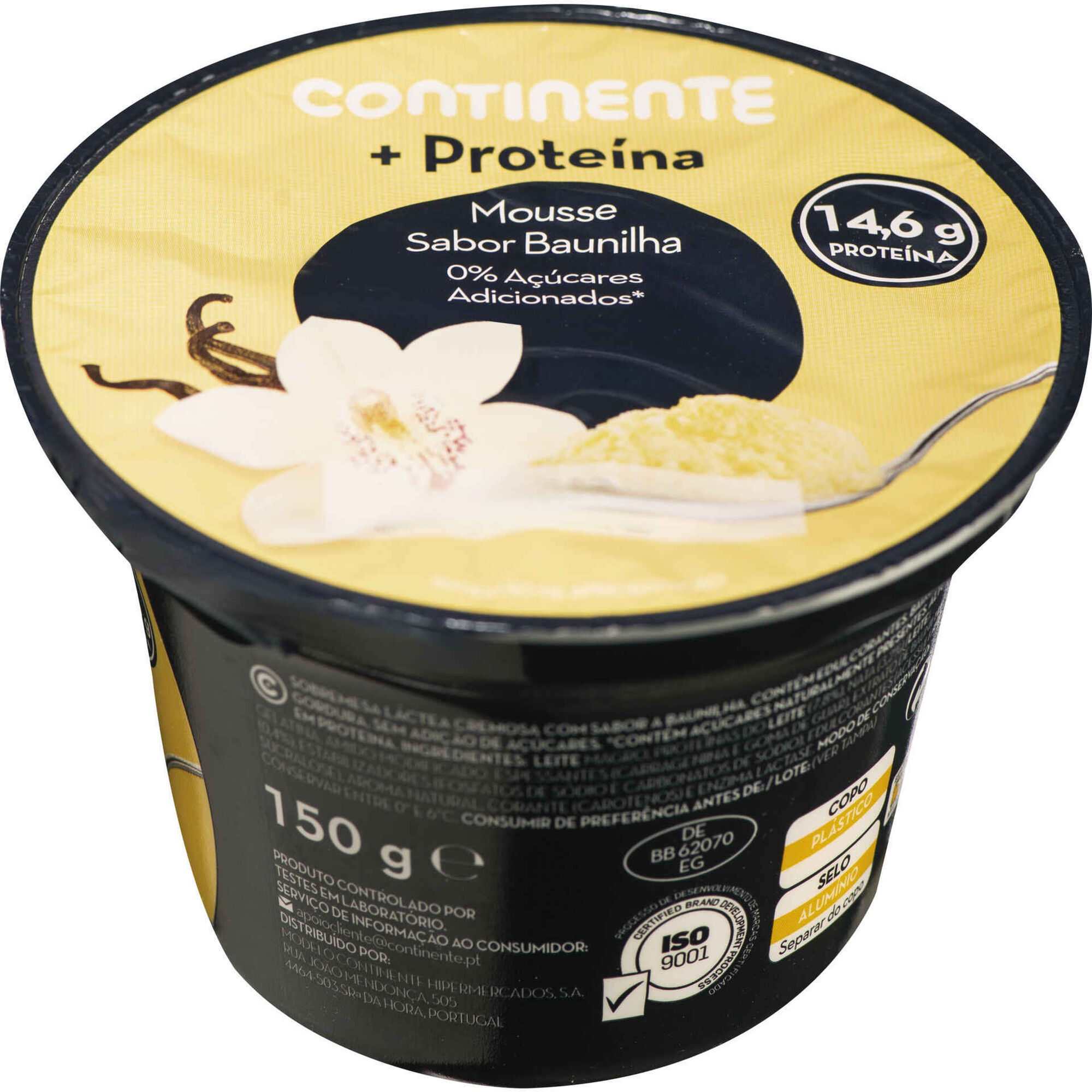 Mousse +Proteína Baunilha Continente - emb. 150 gr | Continente Online