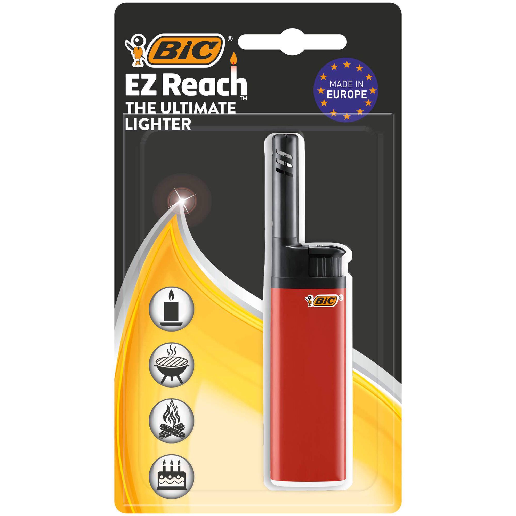 Isqueiro Multiusos EZ Reach (várias cores) BIC - 1 un | Continente Online
