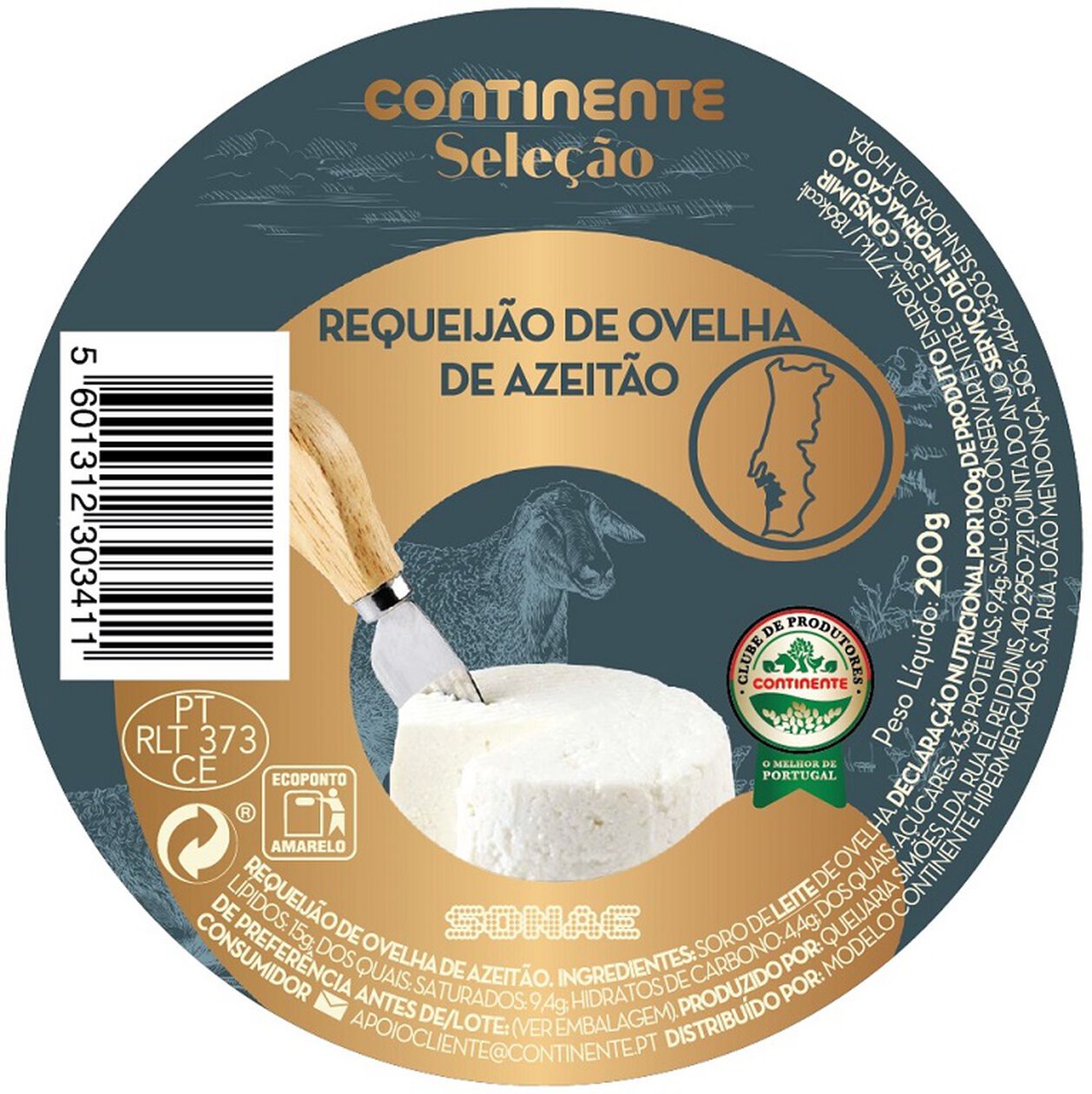 Requeijão de Ovelha de Azeitão - emb. 200 gr - Continente | Continente ...