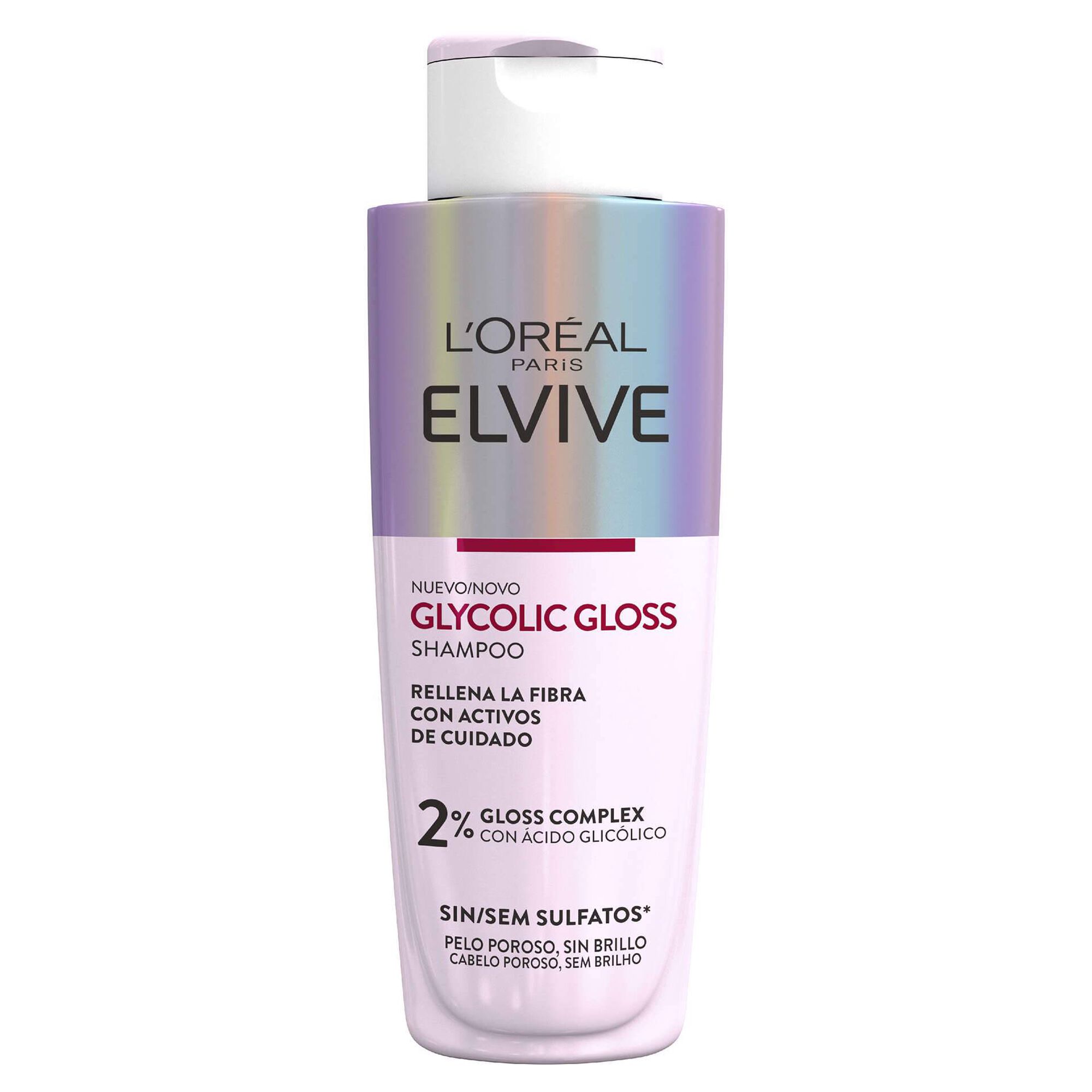 Champô Elvive Glycolic Gloss - emb. 200 ml - Elvive L'Oréal Paris ...