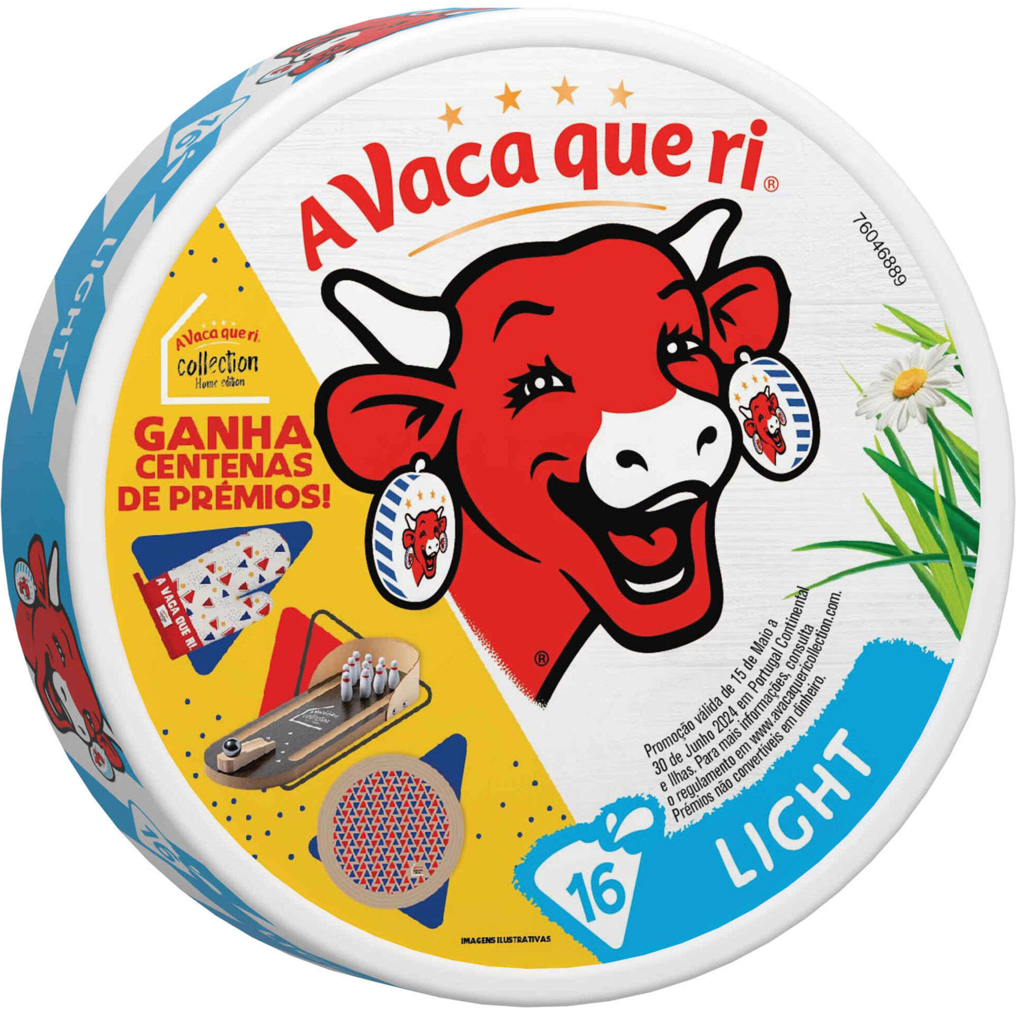 Queijo Fundido Light Porções A Vaca que ri - 16 un (250 gr ...
