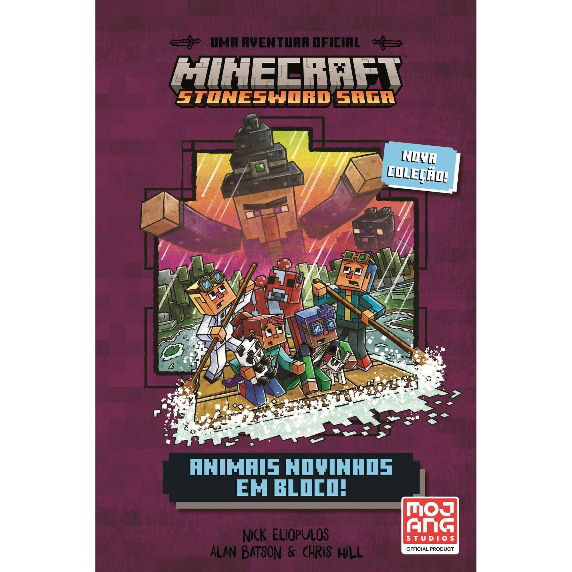 Minecraft Stonesword Saga - Animais Novinhos em Bloco! (volume 3) Nick Eliopulos | Continente Online