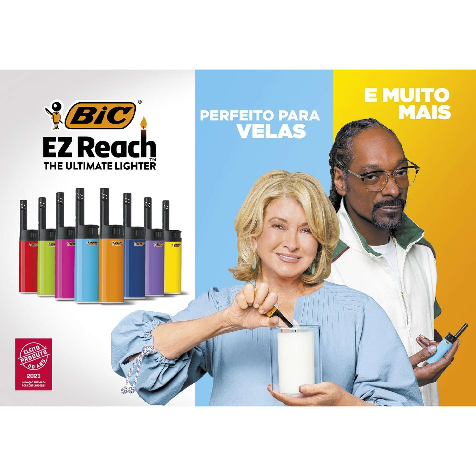 Isqueiro Multiusos EZ Reach (várias cores) BIC - 1 un | Continente Online