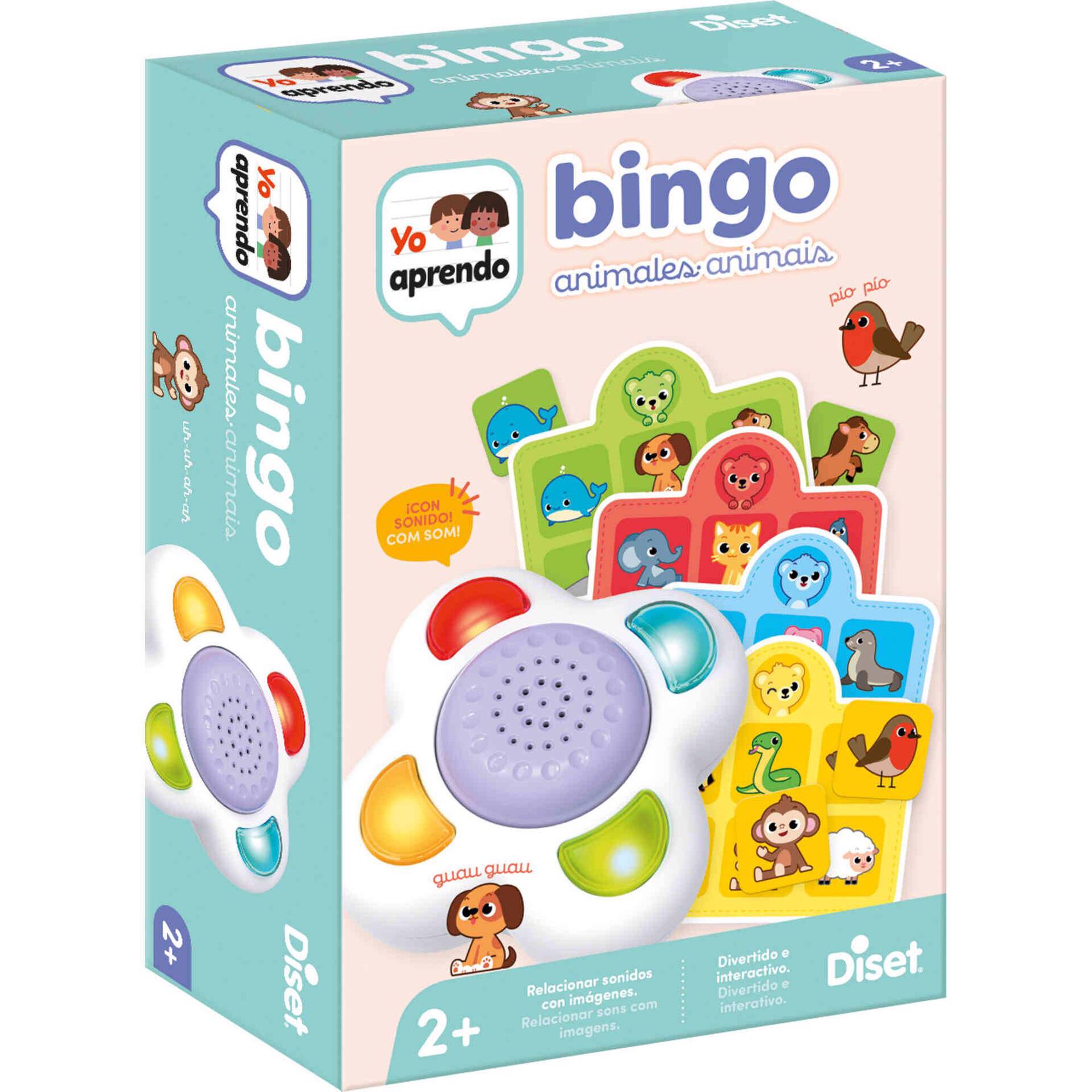 Jogo de Tabuleiro Eu Aprendo com Bingo Animais Diset | Continente Online