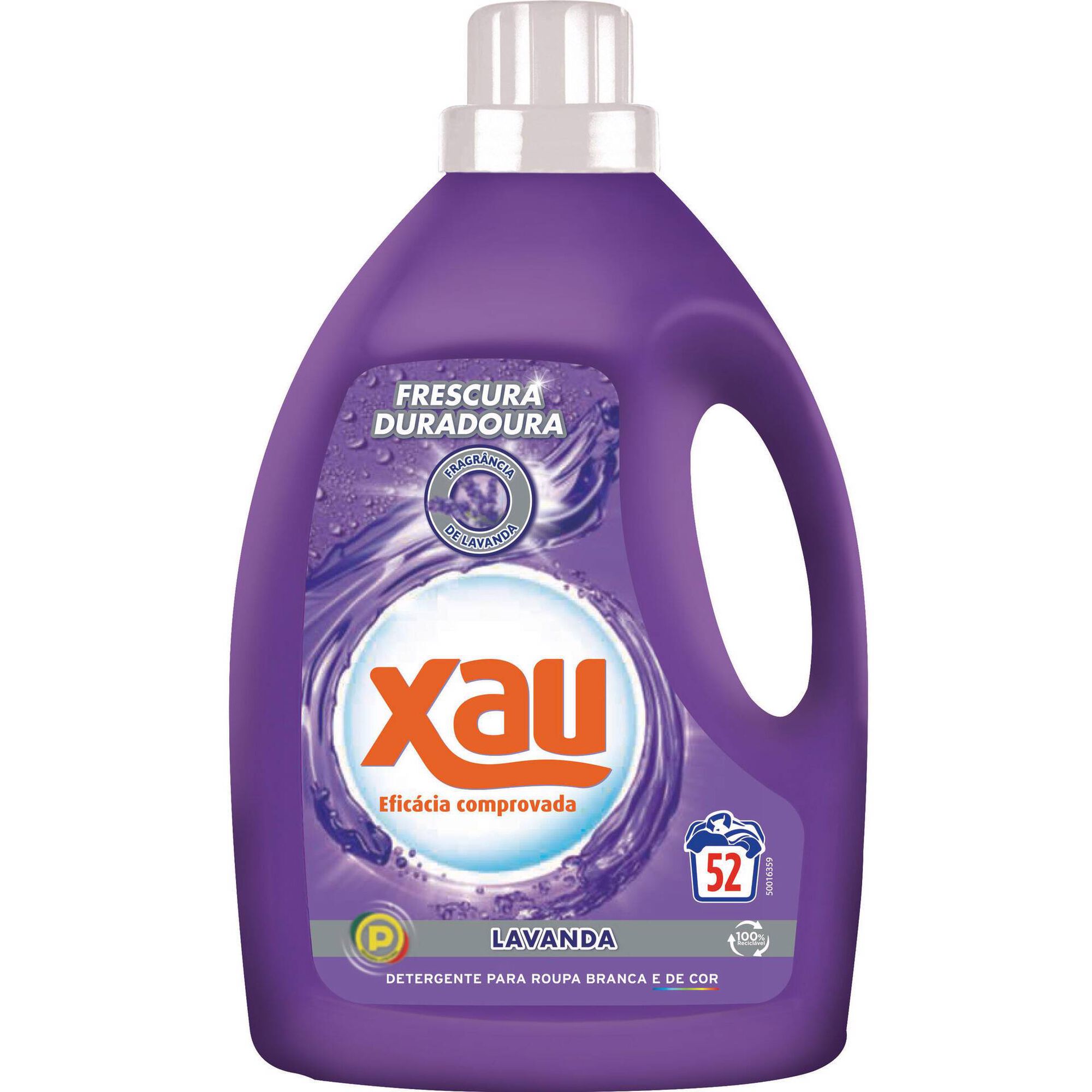 Detergente Máquina Roupa Líquido Lavanda 52 doses - Xau | Continente