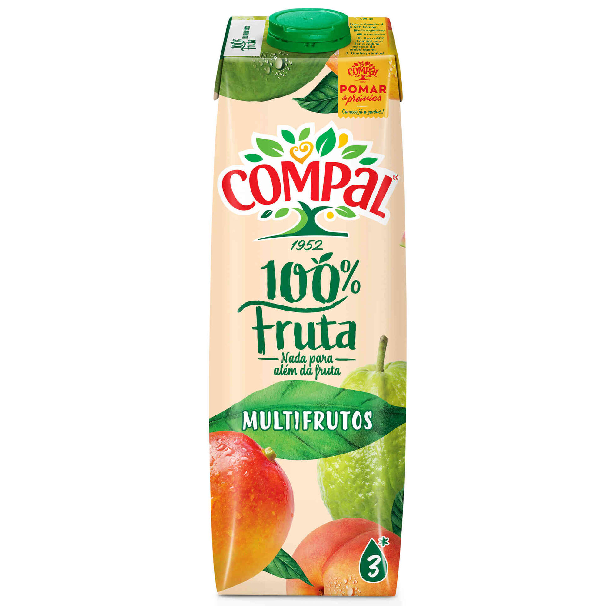 Sumo 100% Multifrutos emb. 1 lt - Compal 100% Fruta | Continente