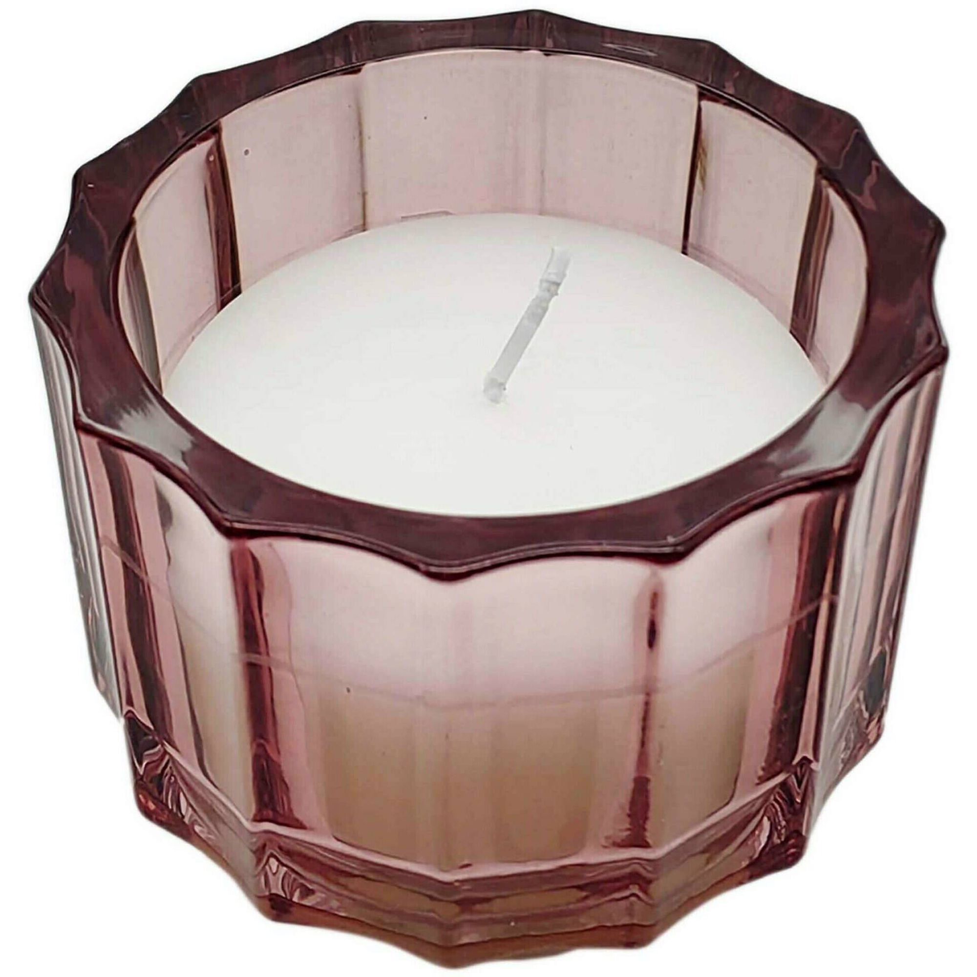 Vela em Copo Vidro Facetado 130g Kasa - 1 un | Continente Online