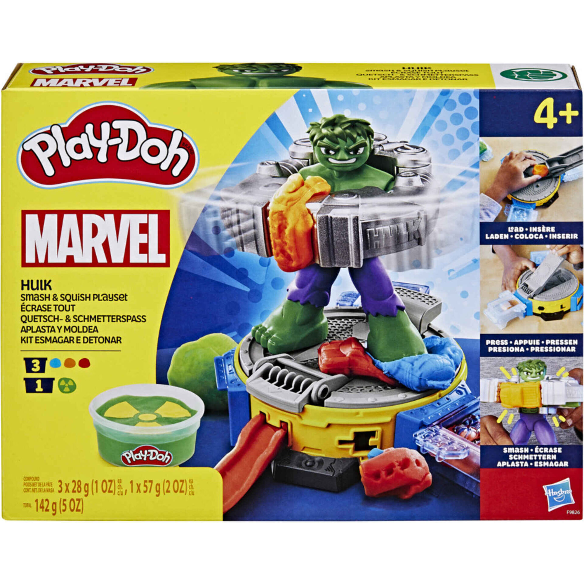 Play-Doh - Kit Hulk Esmagar e Detonar | Continente Online