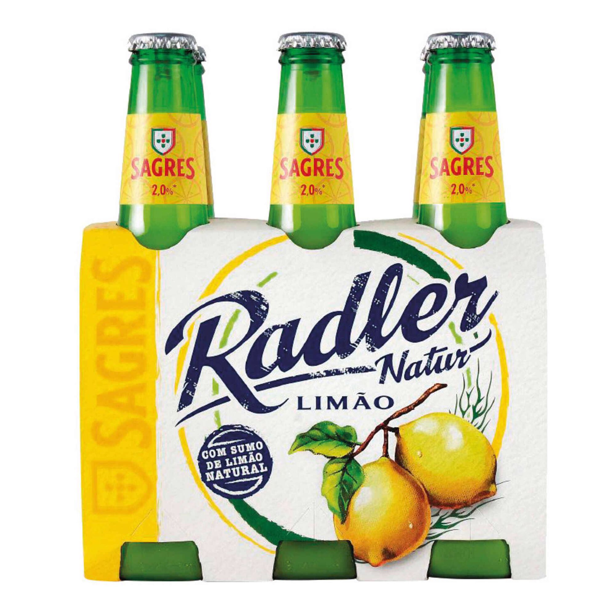 Cerveja com Álcool Sumo Natural Limão Radler emb. 6 x 33 cl - Sagres | Continente