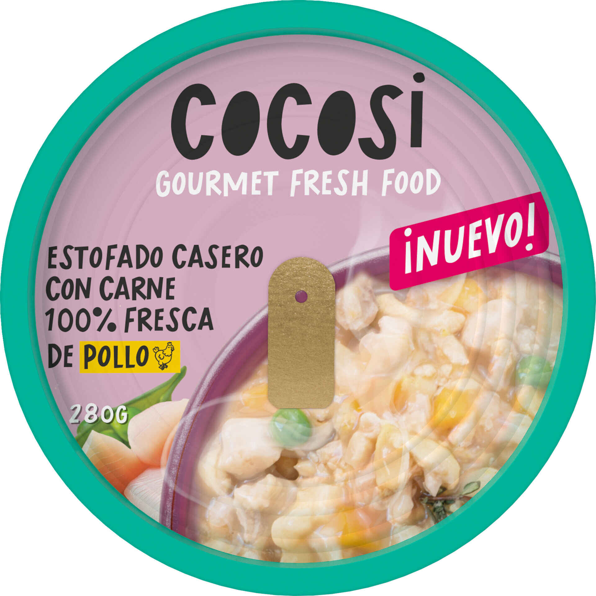 Comida Húmida para Cão Adulto Estufado de Frango Cocosi | Continente Online