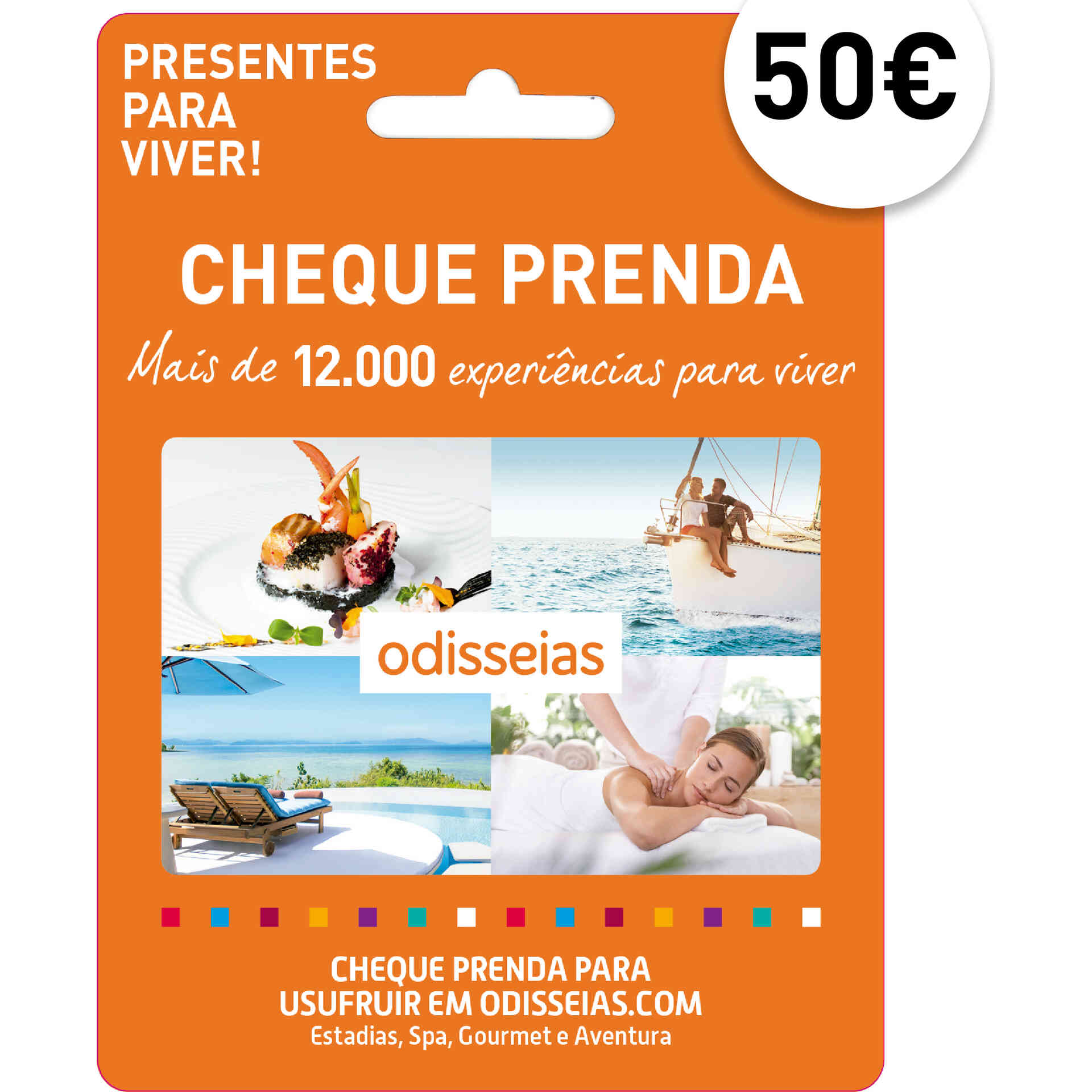 Cheque Prenda 50€ Odisseias | Continente Online