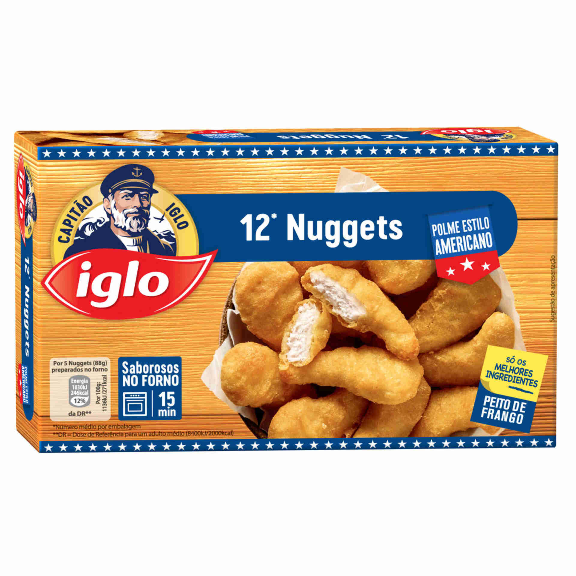 Nuggets de Frango Polme Americano Capitão Iglo | Continente Online
