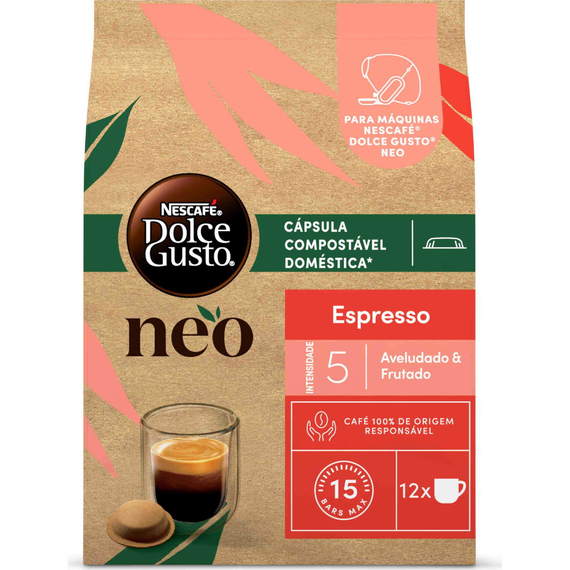 Cápsulas de Café Espresso Int 5 Nescafé Dolce Gusto Neo | Continente Online