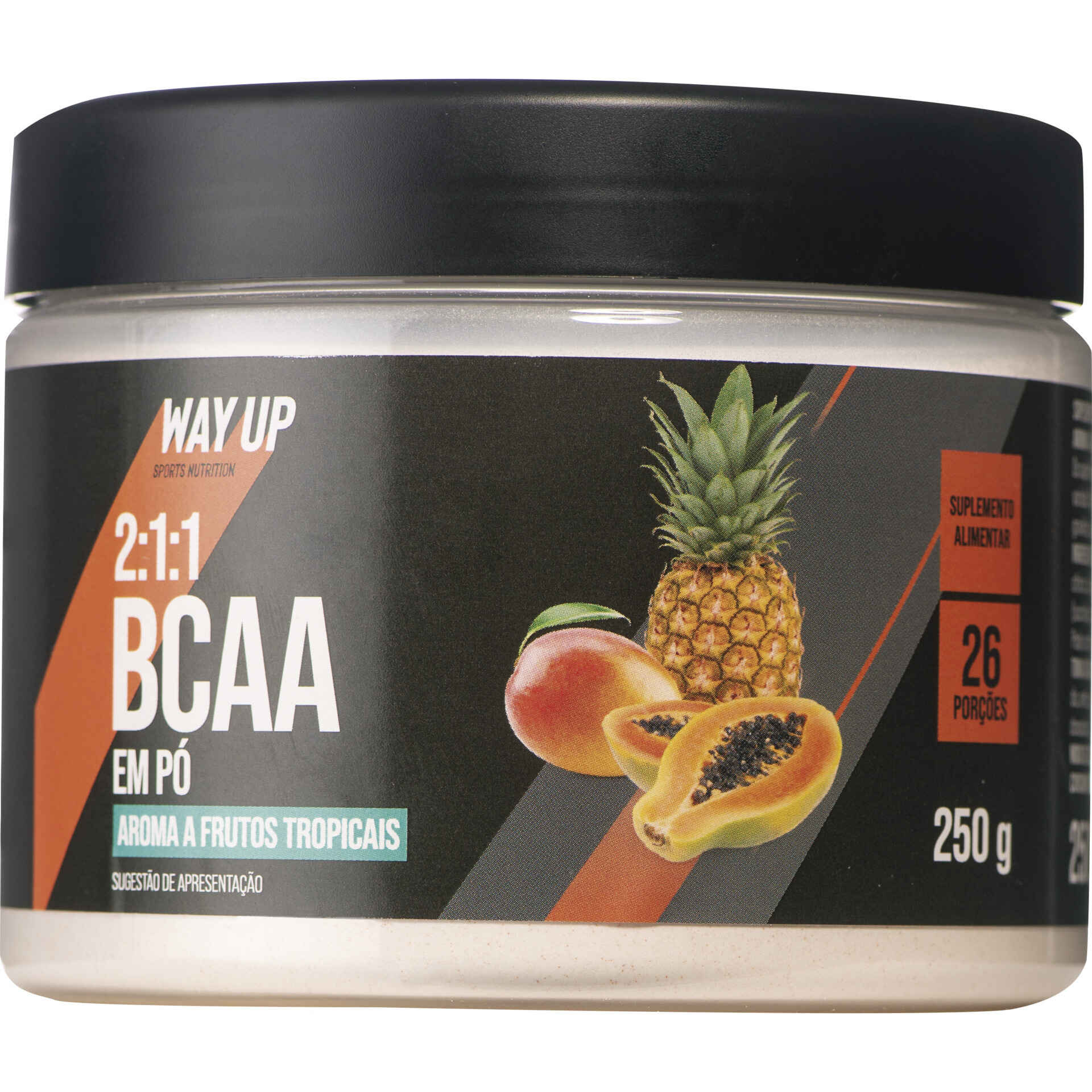Suplemento Alimentar BCAA Frutos Tropicais Way Up - emb. 250 gr ...