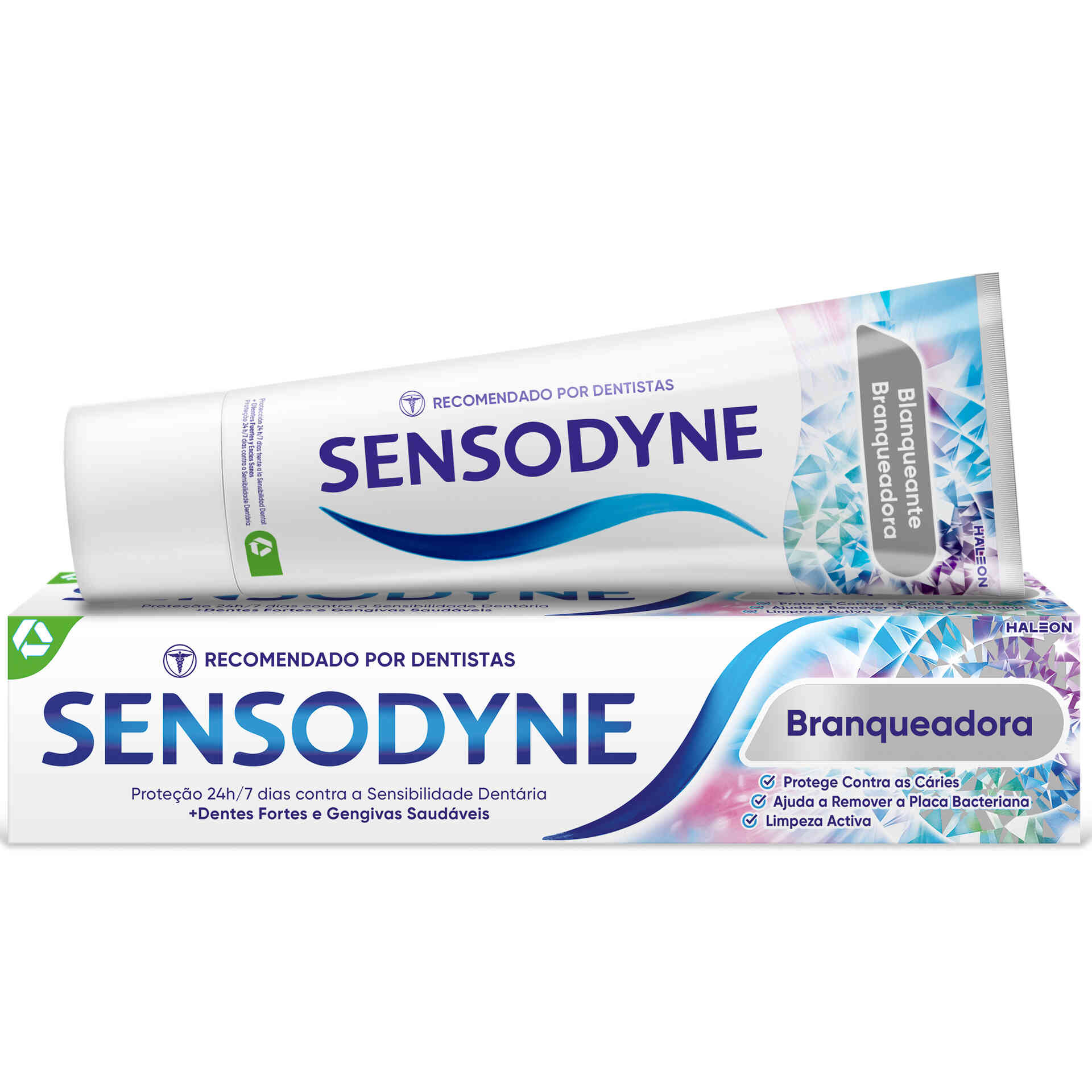 Pasta de Dentes Sensibilidade e Branqueadora Sensodyne - emb. 75 ml ...