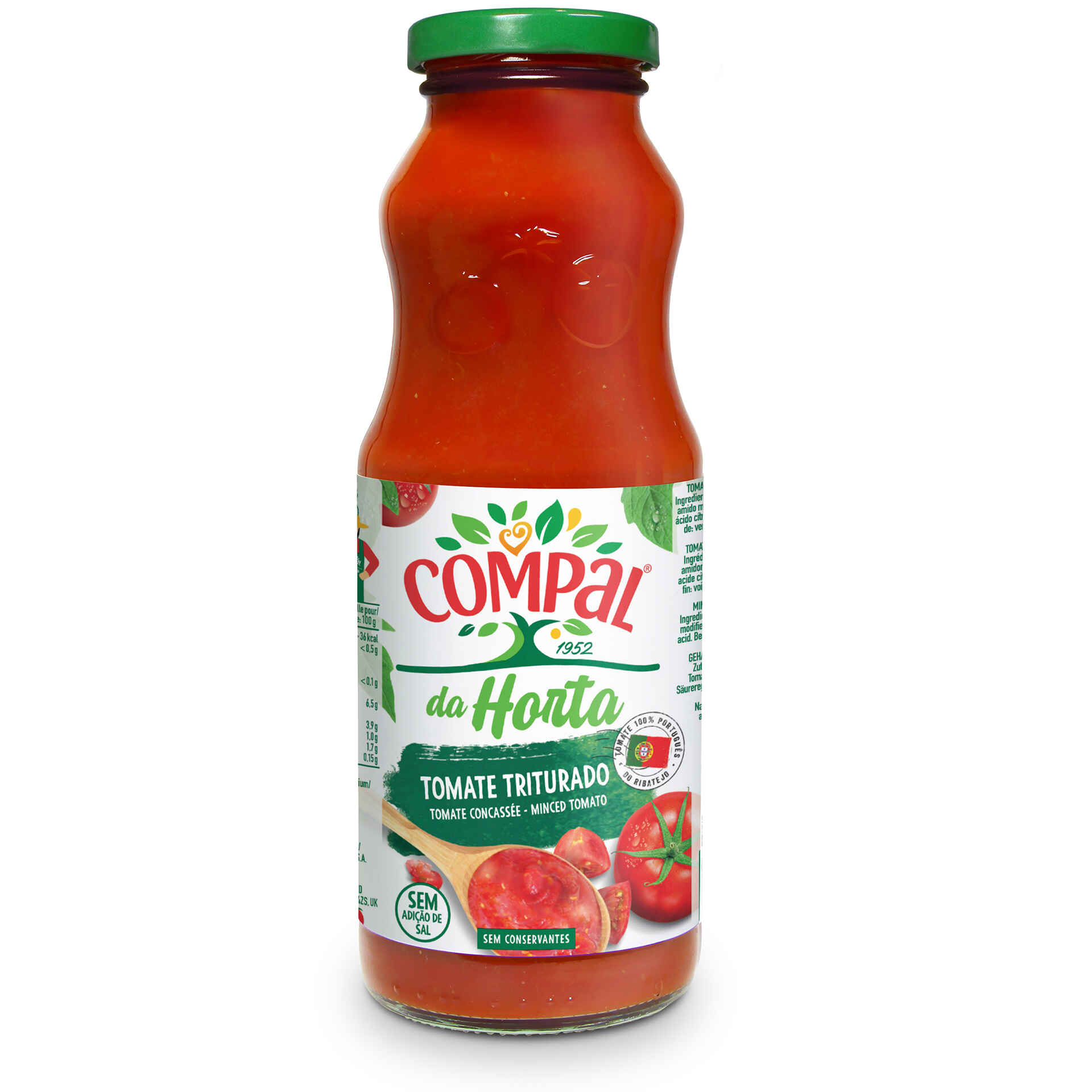 Tomate Triturado Compal da Horta - emb. 500 gr | Continente Online