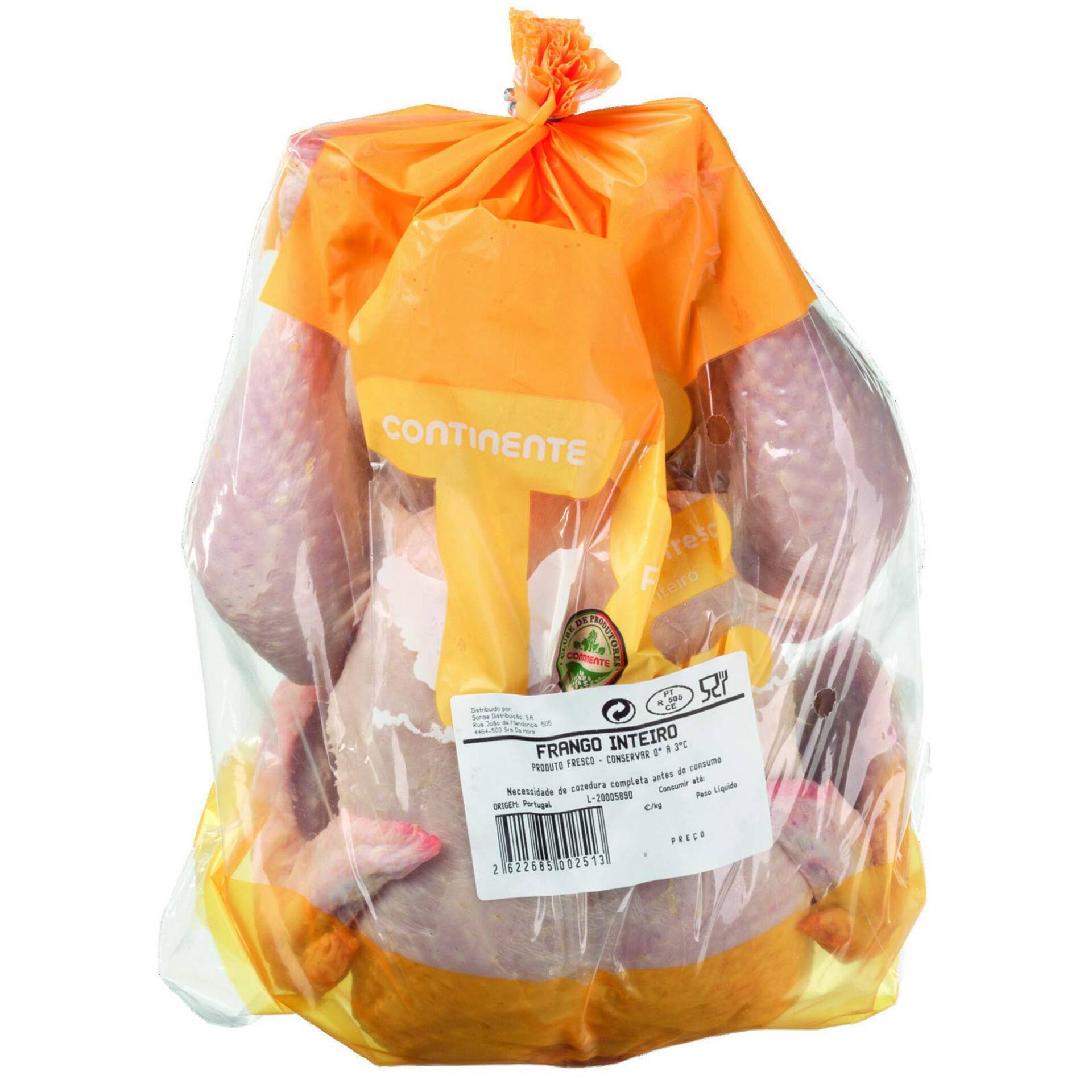 Frango Inteiro Continente - emb. 1,52 kg (aprox.) | Continente Online