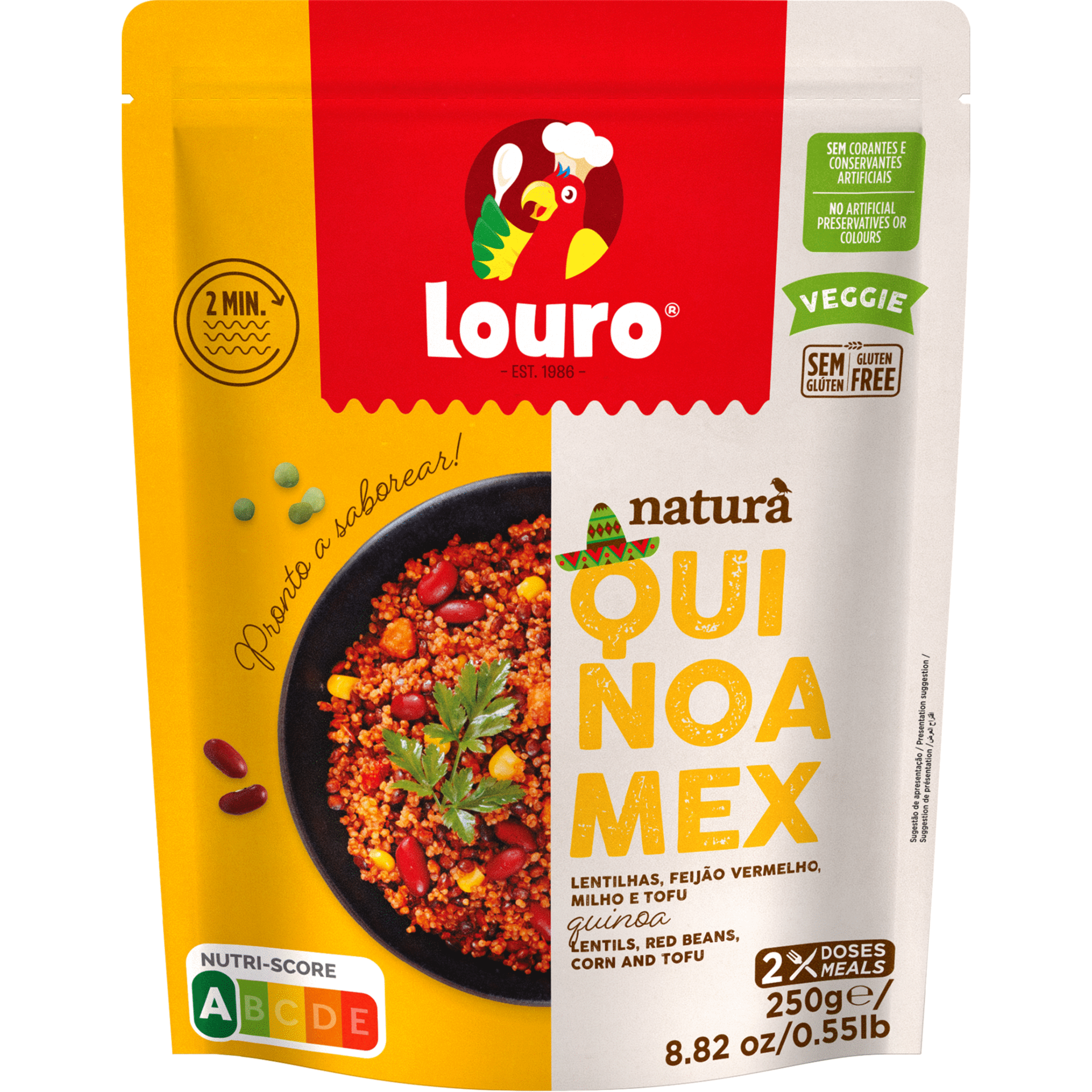 Quinoa e Lentilhas ao Estilo Mexicano sem Glúten Natura | Continente Online