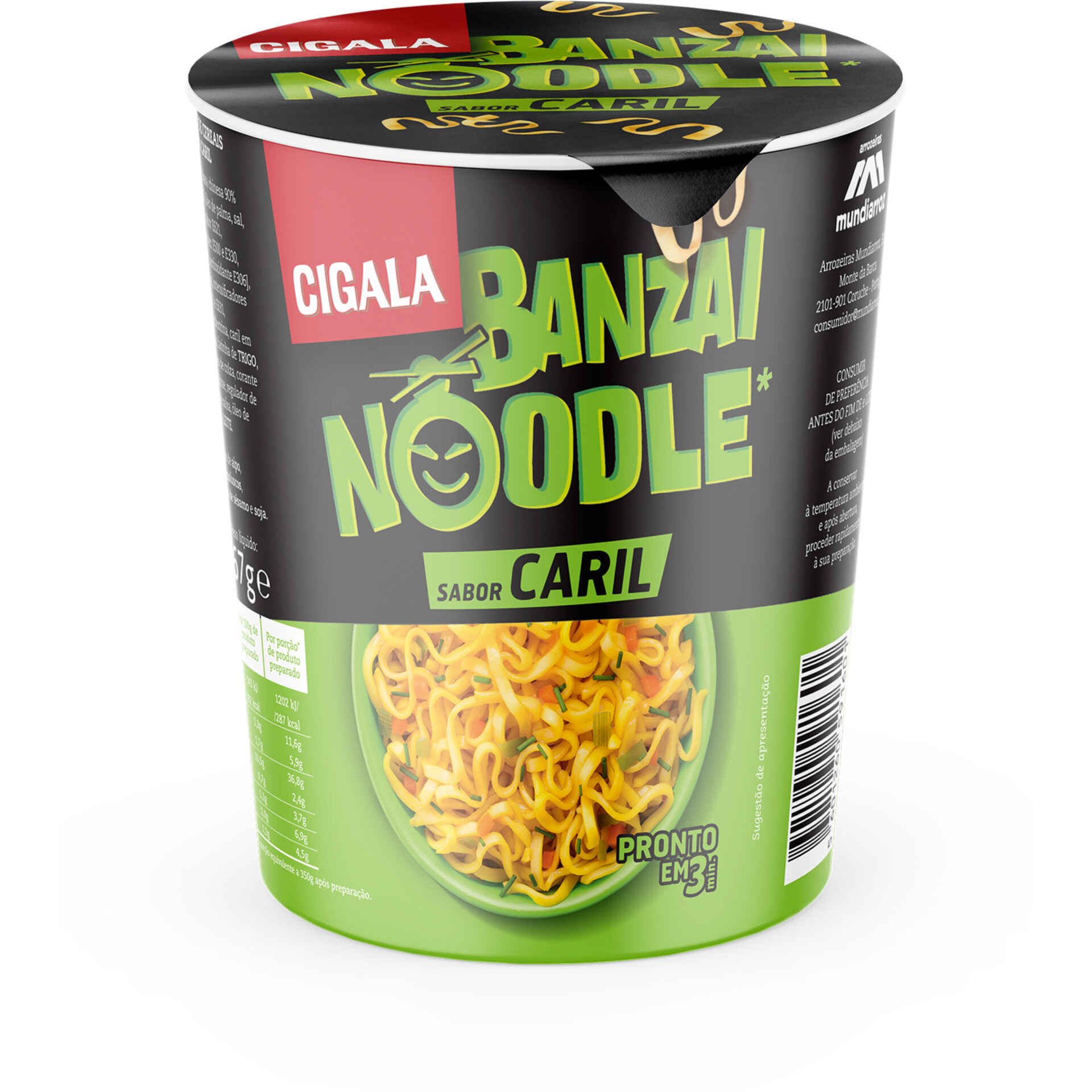 Noodles de Caril Banzai Cigala | Continente Online