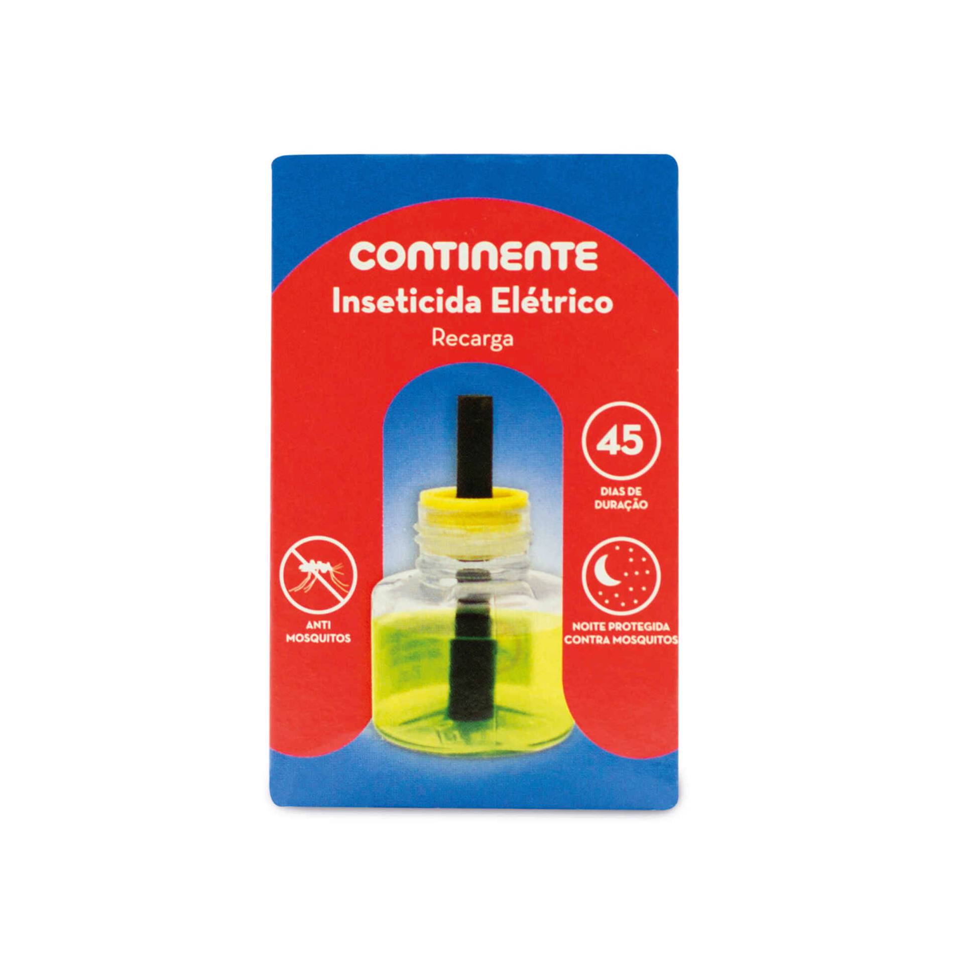 Inseticida Elétrico Recarga Melgas e Mosquitos Continente - 45 Noites ...