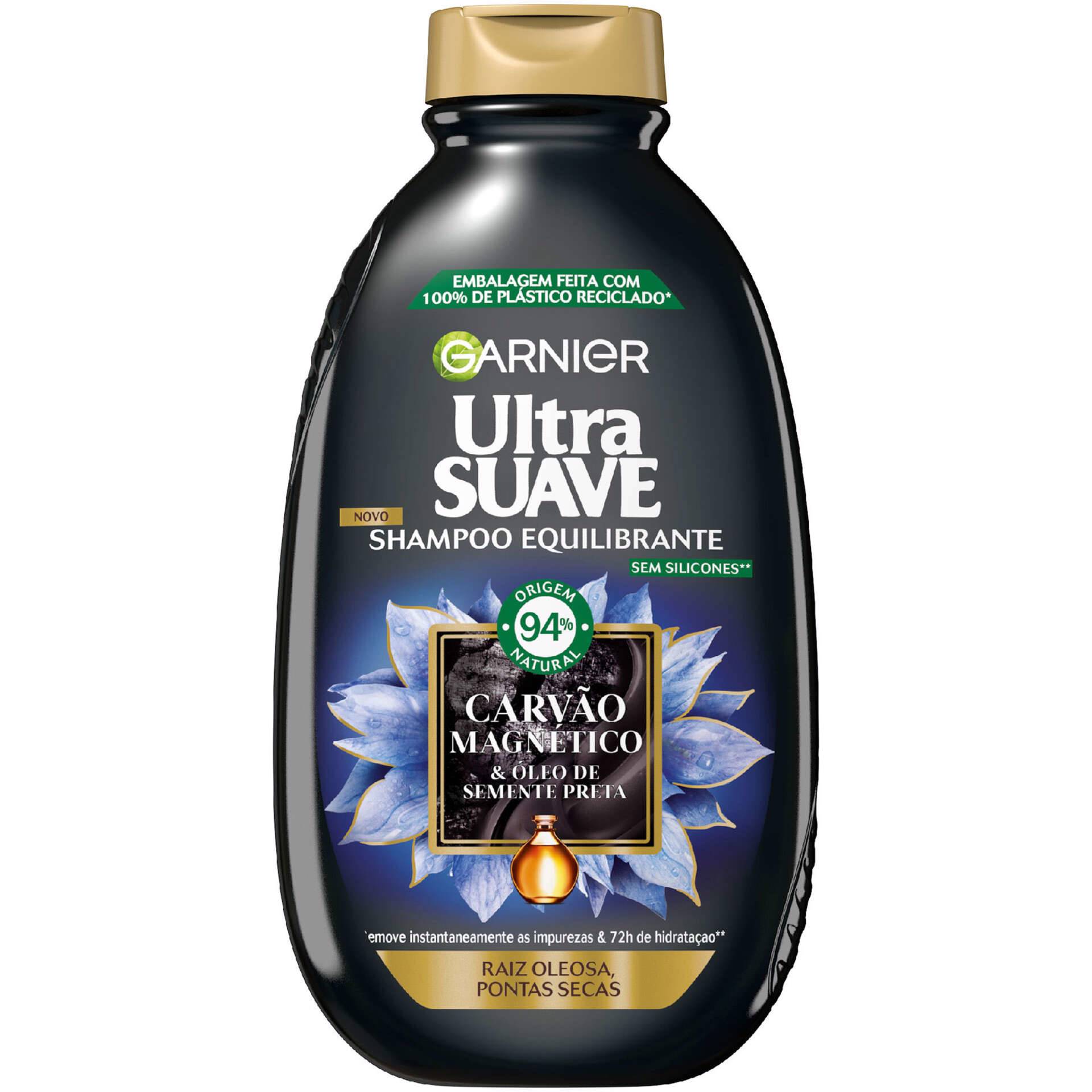Champô Ultra Suave Carvão Garnier - emb. 600 ml | Continente Online