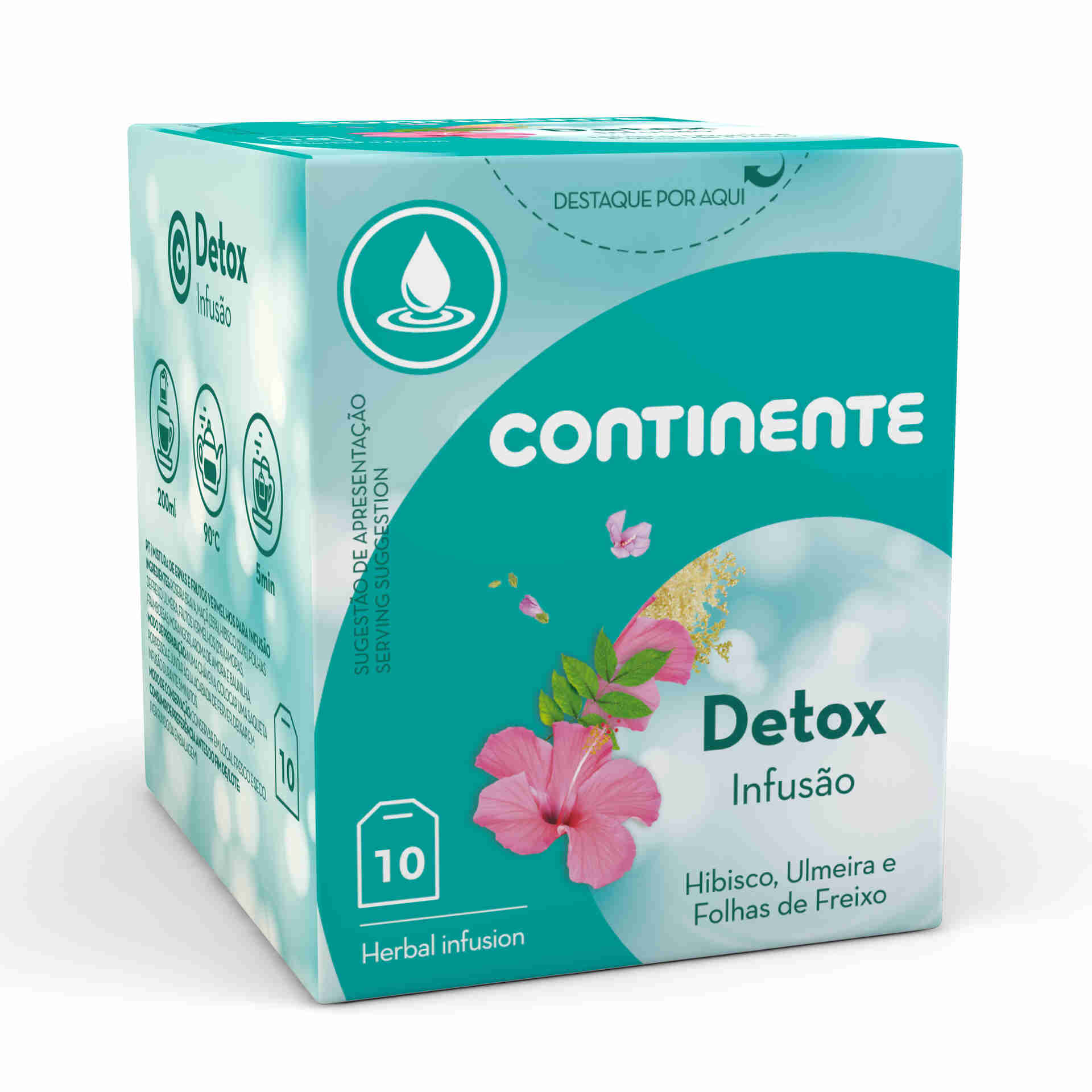 Infusão Detox Saquetas emb. 10 un - Continente | Continente
