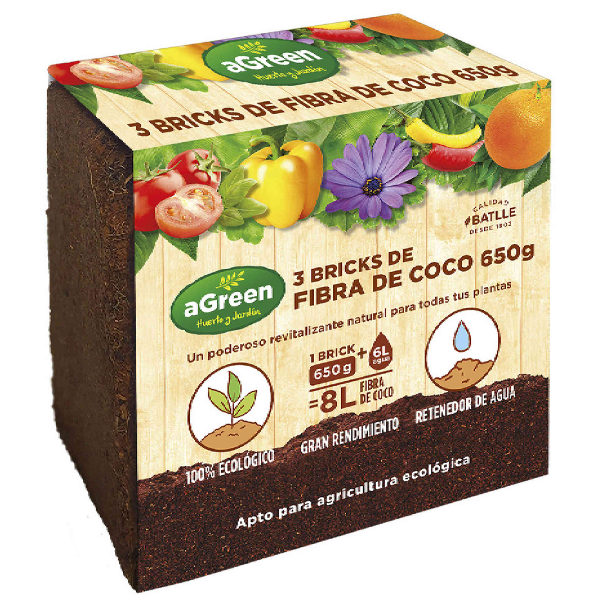 Fibra de Coco Agreen | Continente Online