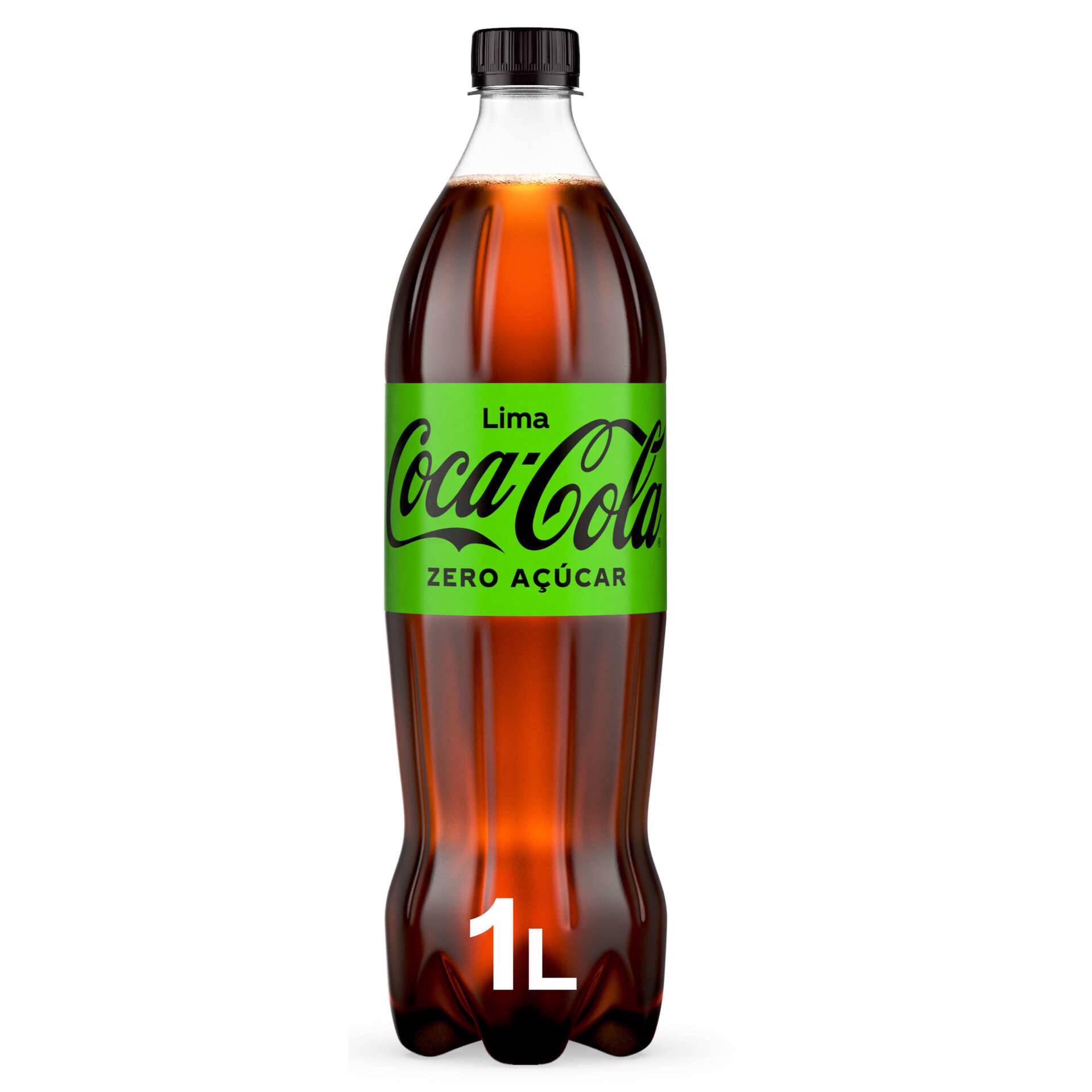 Refrigerante com Gás Cola Zero Lima Coca-Cola - emb. 1 lt | Continente Online